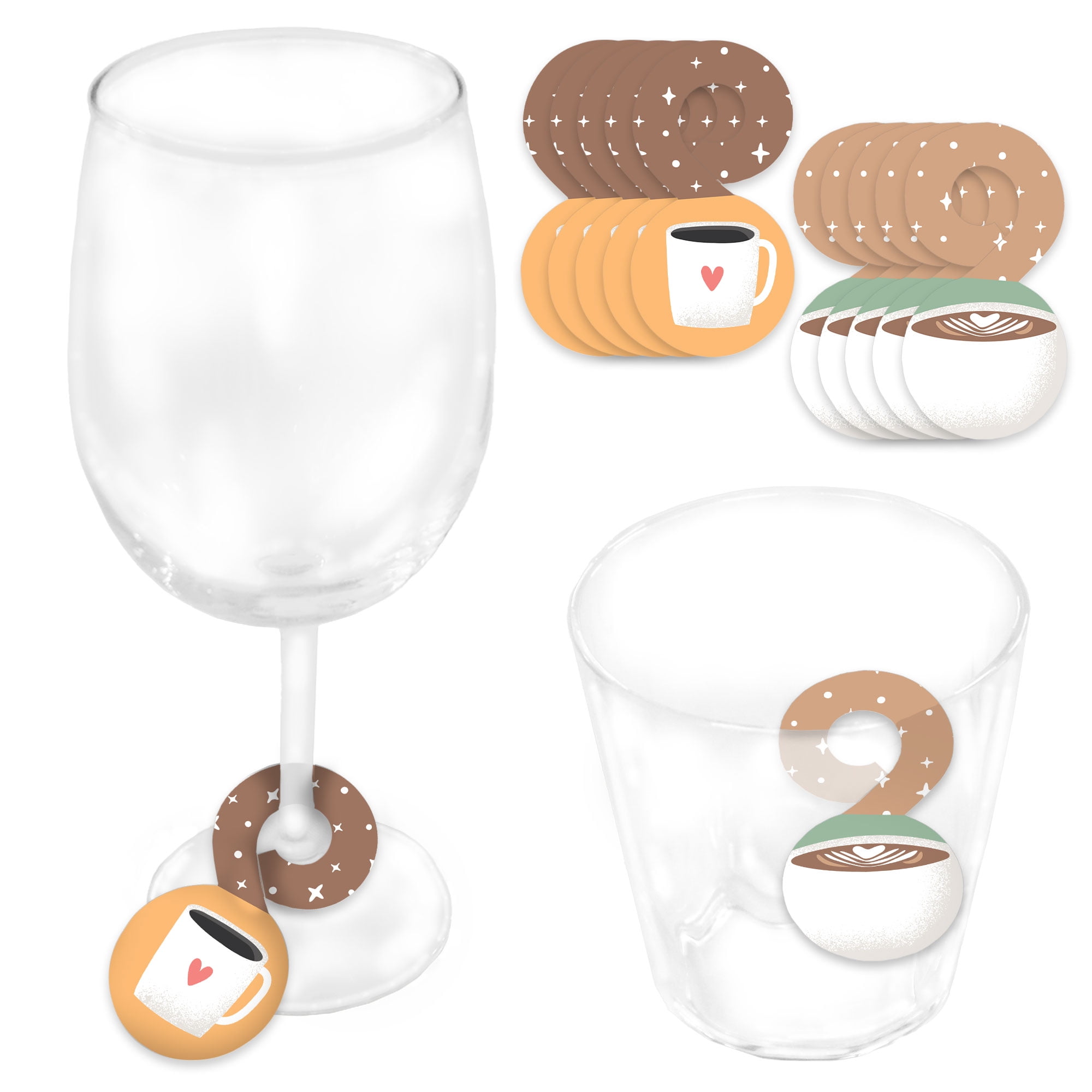 Big Dot of Happiness But First, Coffee - Cafe Themed Party Paper ...