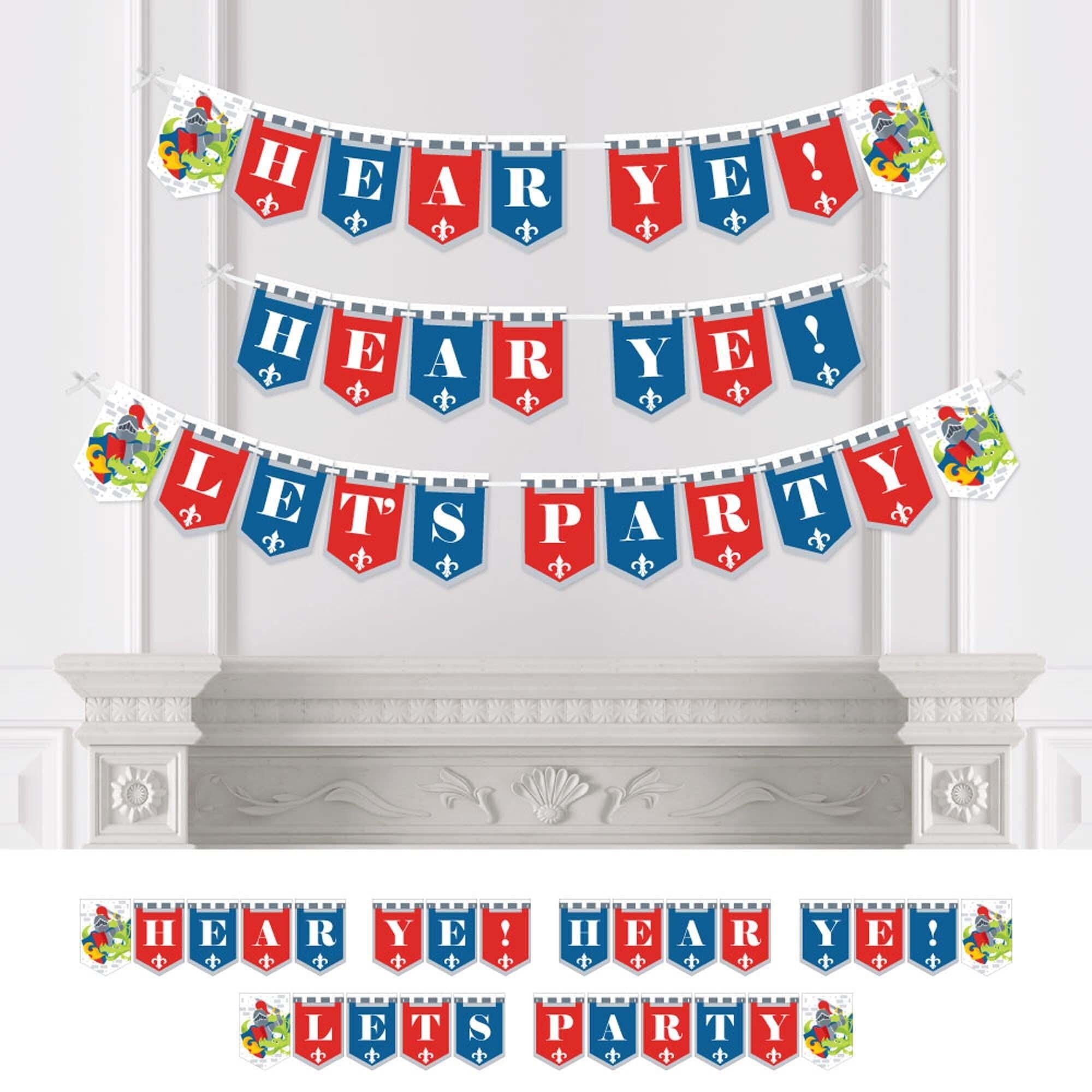 Big Dot of Happiness Calling All Knights and Dragons - Medieval Party ...