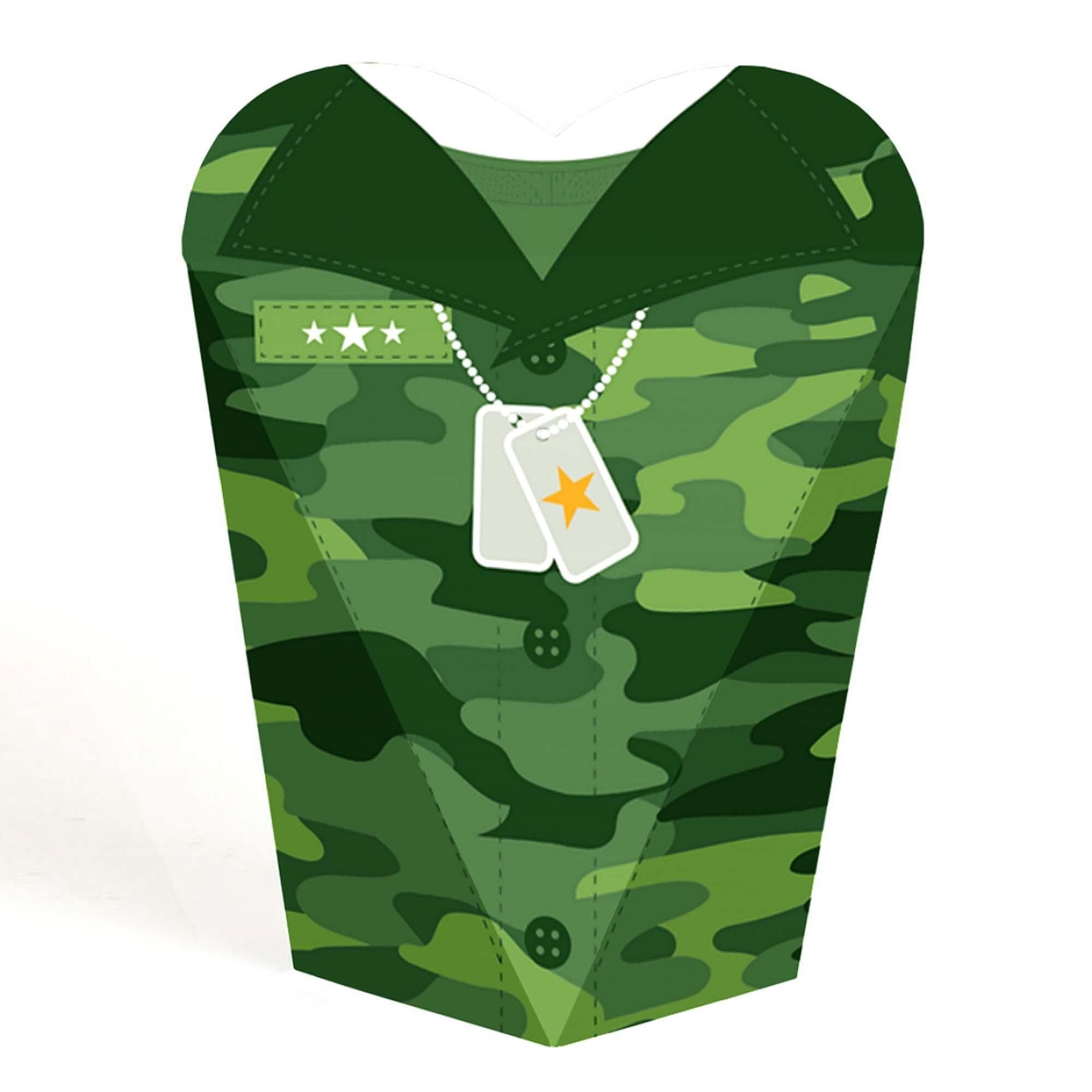Big Dot of Happiness Camo Hero - Army Military Camouflage Party Favors ...