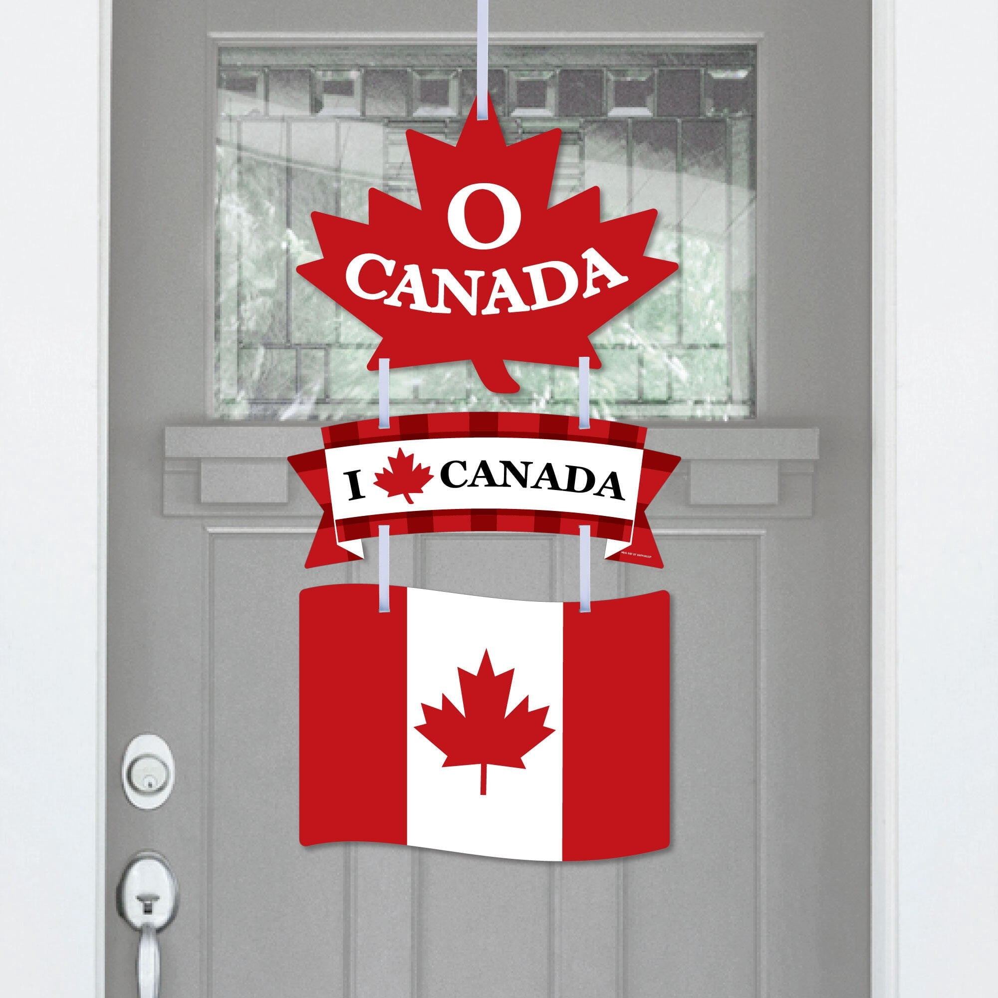 Big Dot of Happiness Canada Day - Hanging Porch Canadian Party Outdoor ...