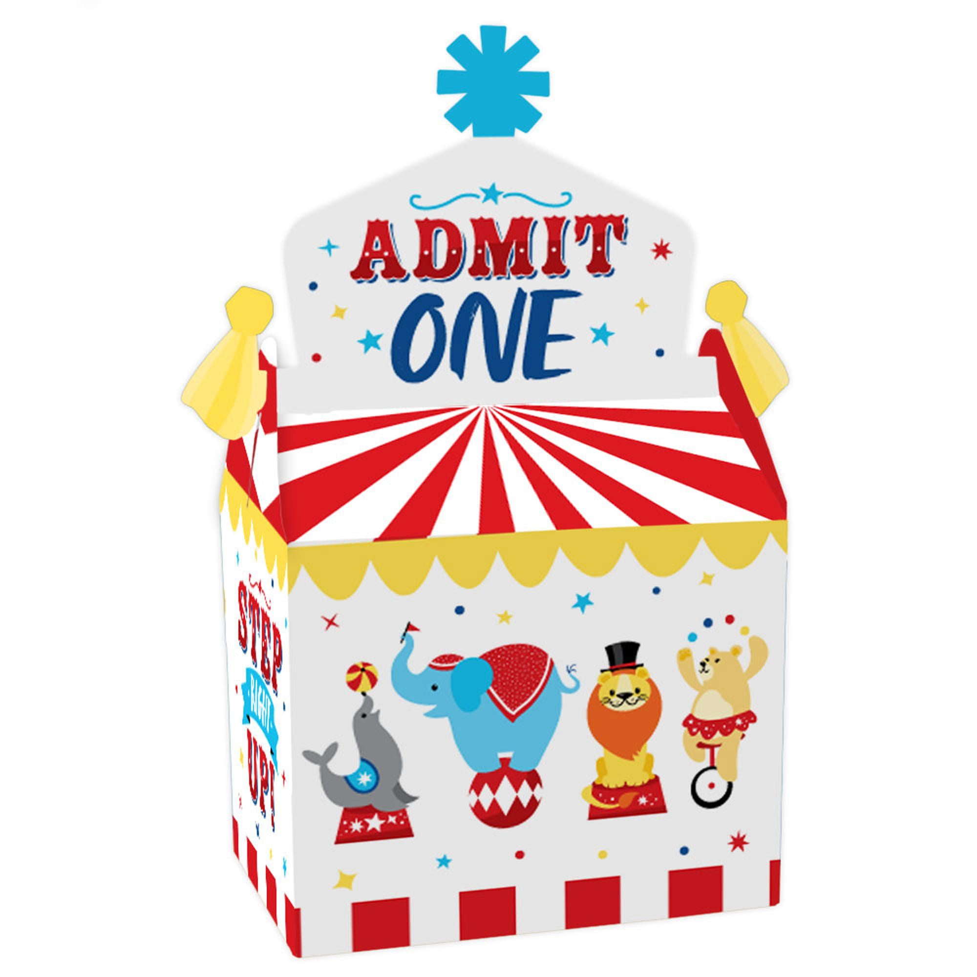 Big Dot of Happiness Carnival - Step Right Up Circus - Treat Box Party ...