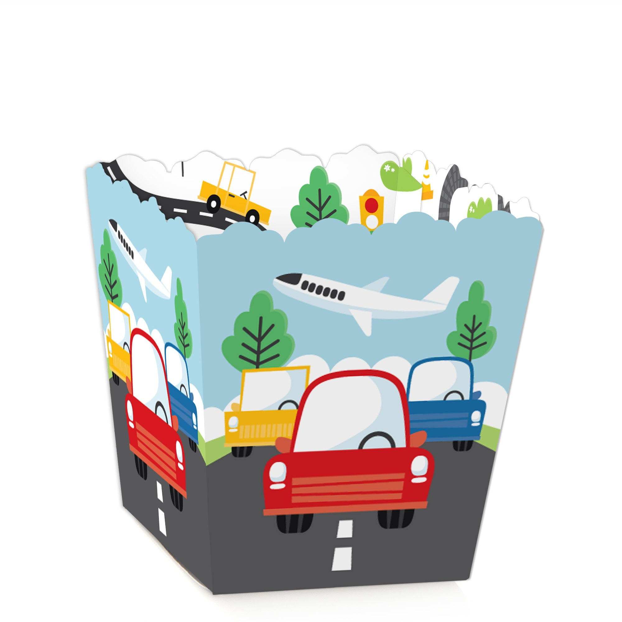 Big Dot of Happiness Cars, Trains, and Airplanes - Party Mini Favor ...