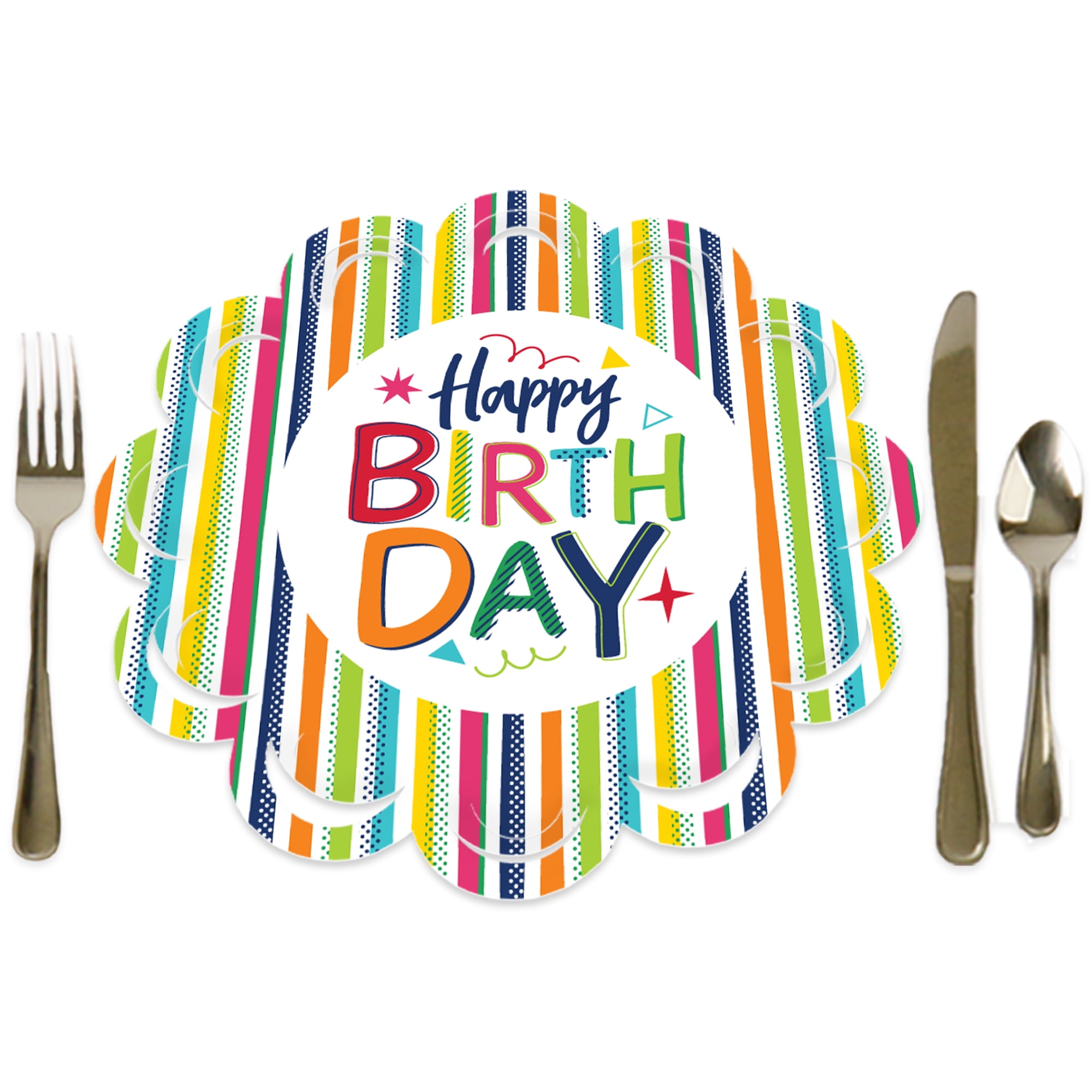 Big Dot of Happiness Cheerful Happy Birthday - Colorful Birthday Party ...