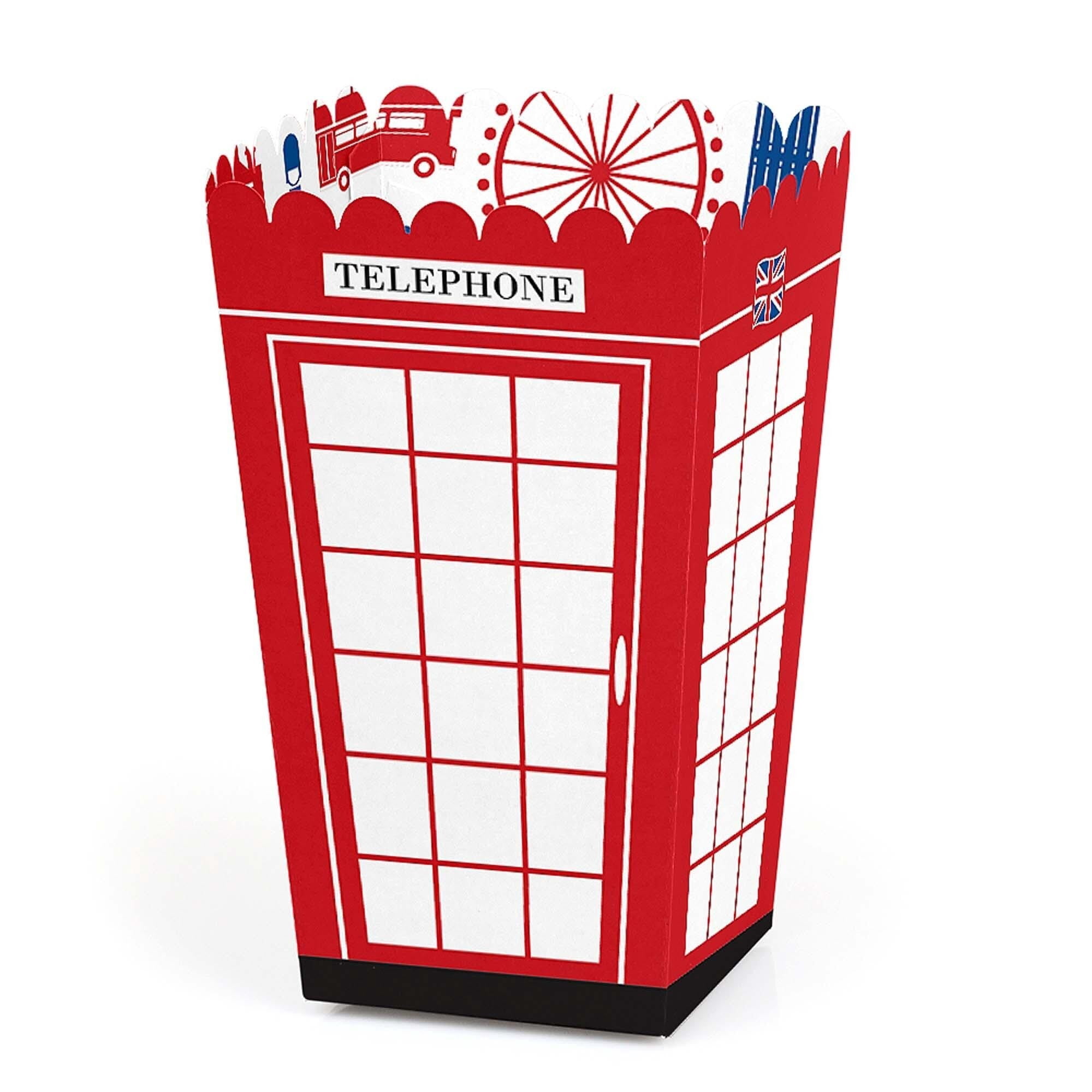 Big Dot of Happiness Cheerio, London - British UK Party Favor Popcorn ...