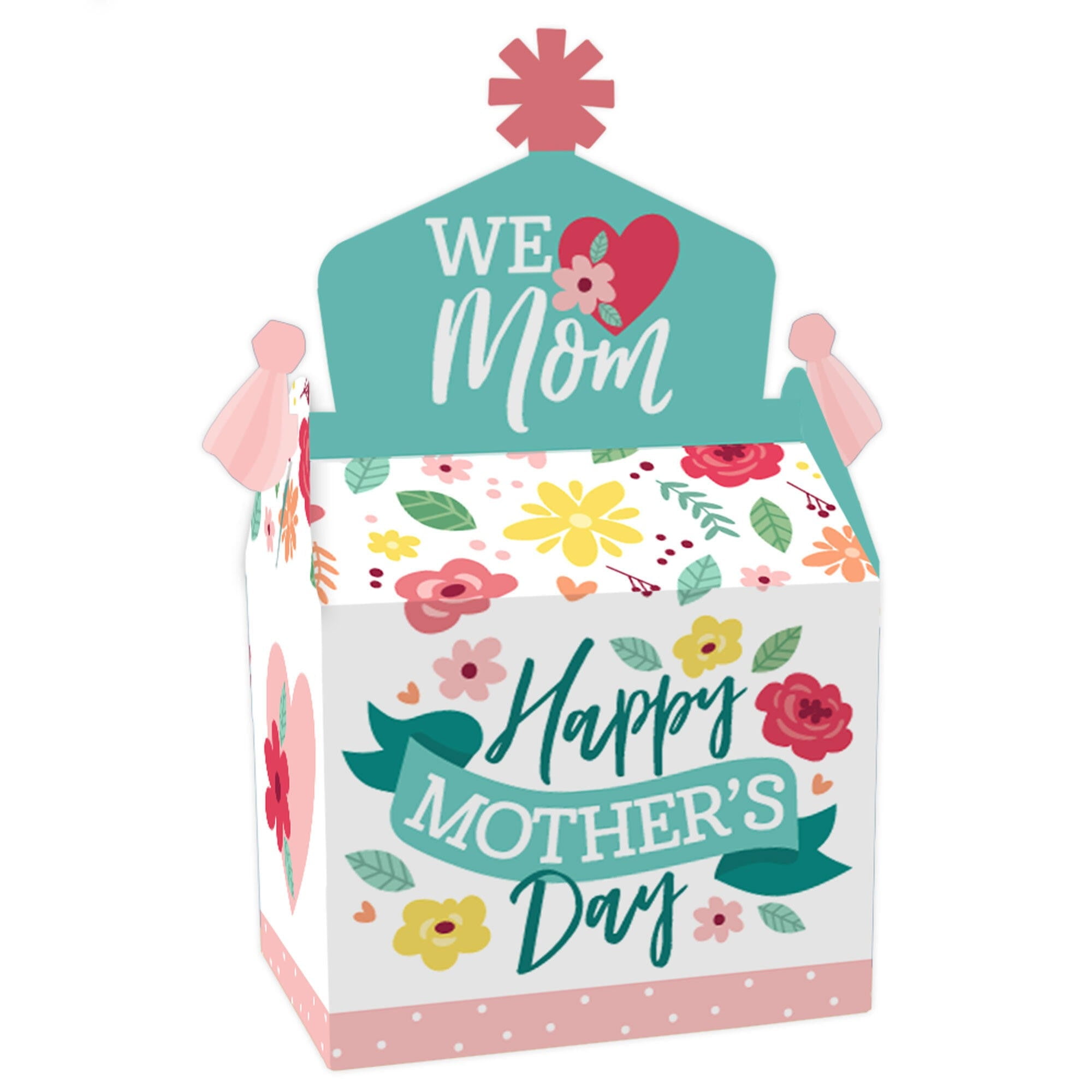 Big Dot of Happiness Colorful Floral Happy Mother's Day - Treat Box ...