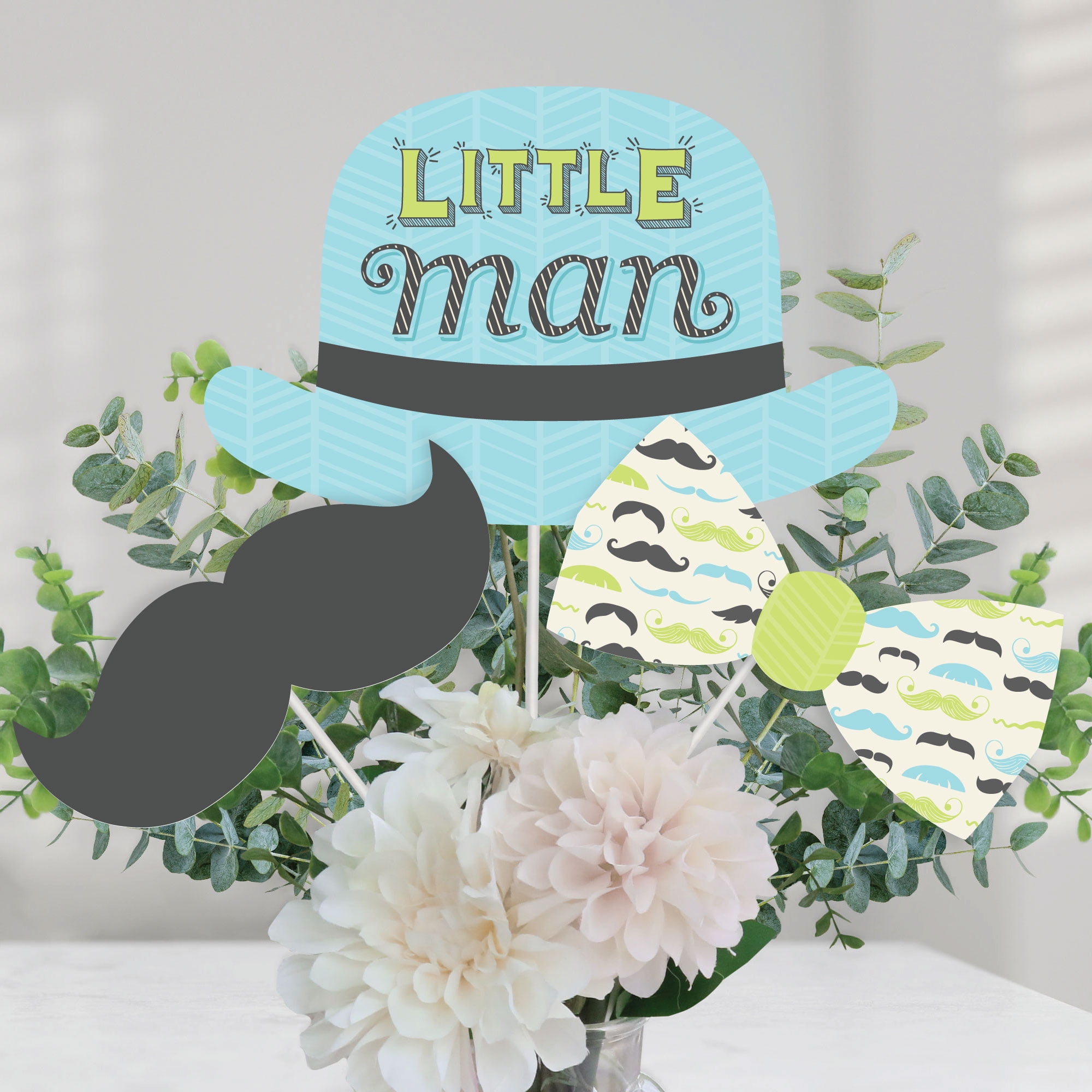 Big Dot of Happiness Dashing Little Man Mustache Party - Baby Shower or ...