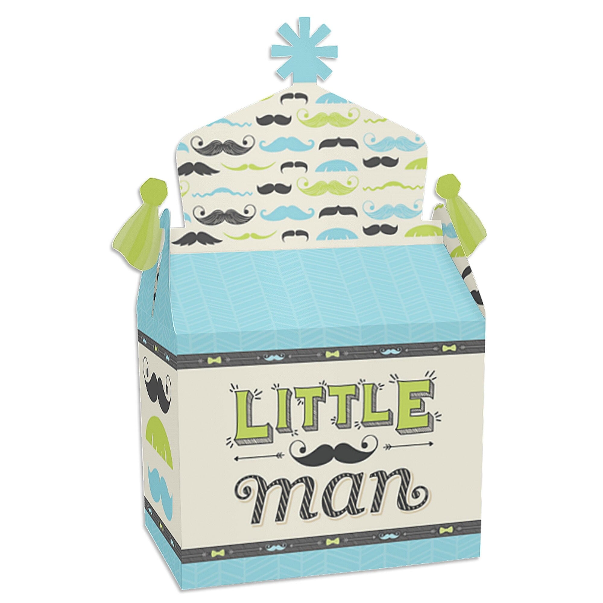 Big Dot of Happiness Dashing Little Man Mustache Party - Treat Box ...