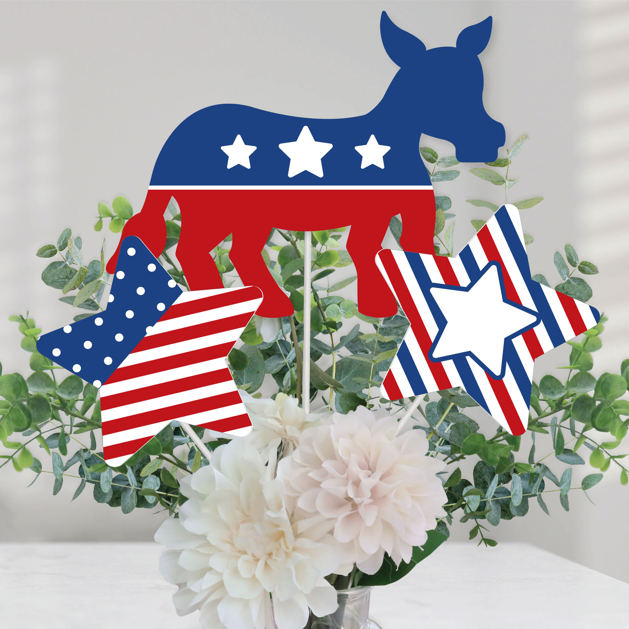 Big Dot of Happiness Democrat Election - Democratic Political Party ...