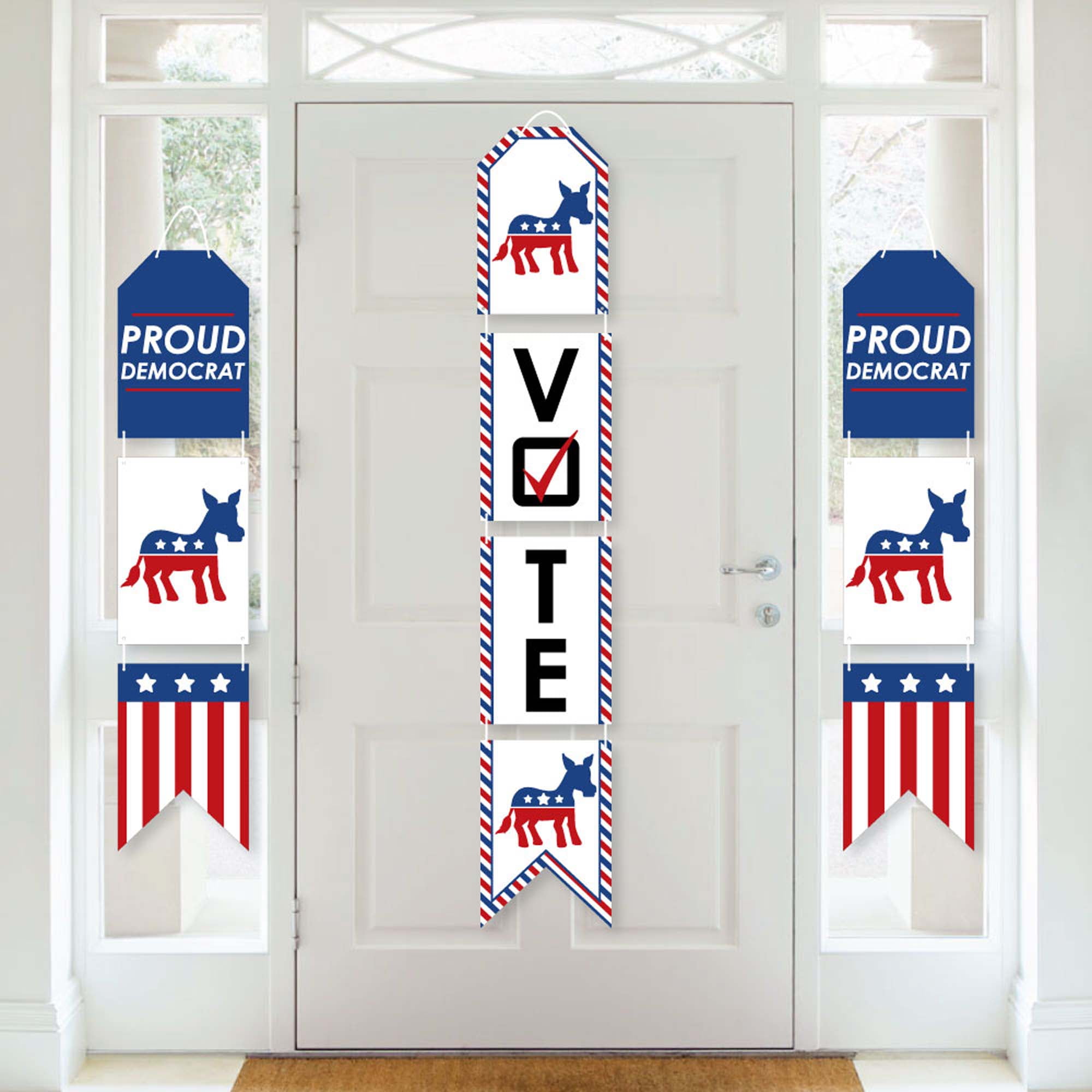 Big Dot of Happiness Democrat Election - Hanging Vertical Paper Door ...