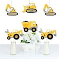 Big Dot of Happiness, Construction Vehicle Decor DIY Baby Shower ...