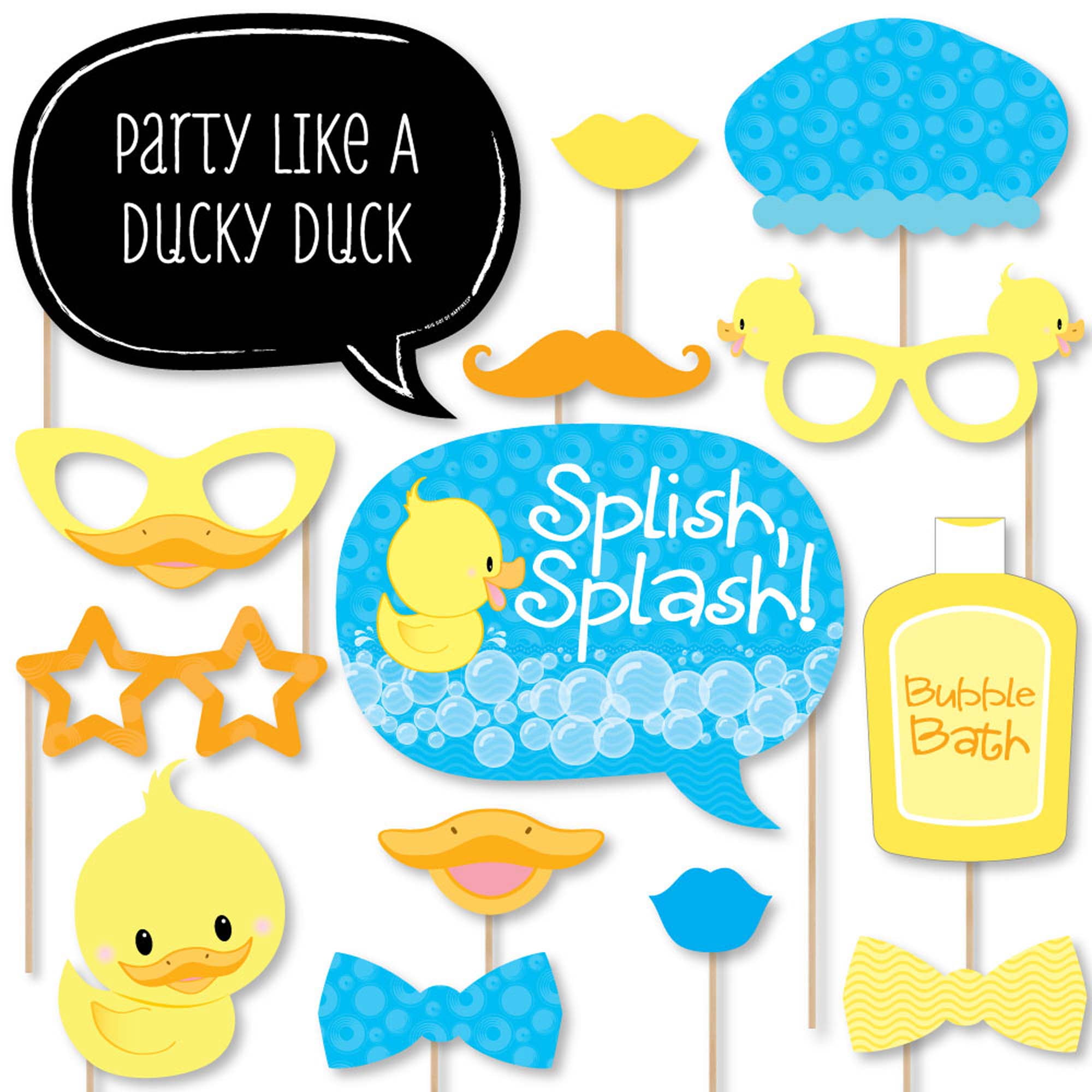 Big Dot of Happiness Ducky Duck - Baby Shower or Birthday Party Photo ...