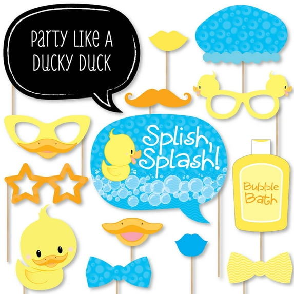 Big Dot of Happiness Ducky Duck - Baby Shower or Birthday Party Photo ...