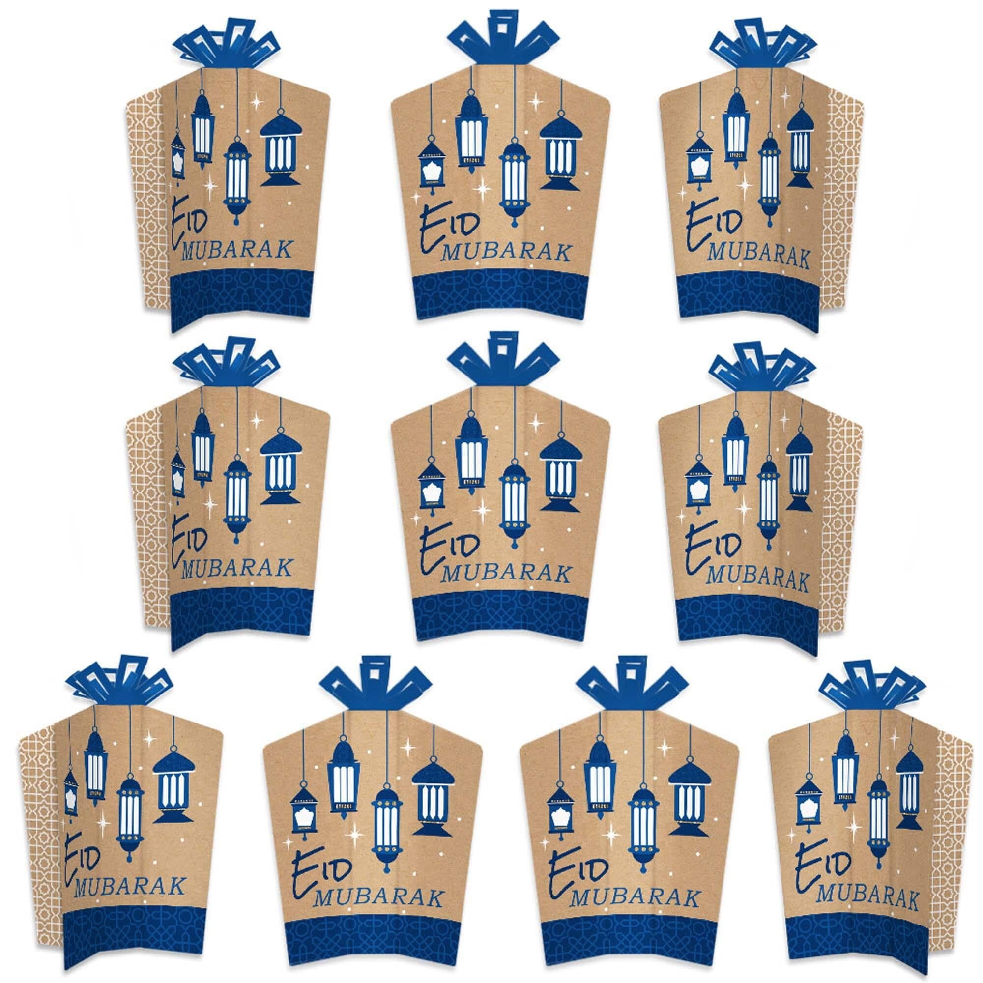 Big Dot of Happiness Eid Mubarak Table Decorations - Ramadan Fold and ...