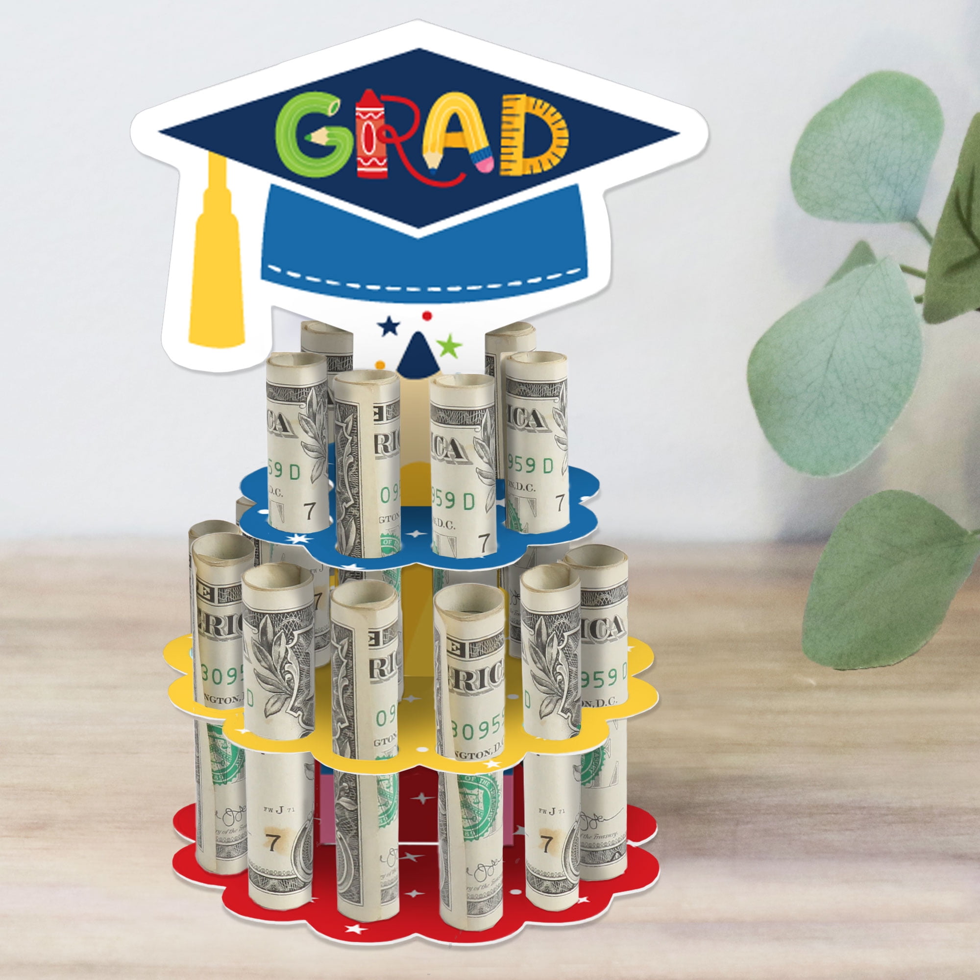 Big Dot of Happiness Elementary Grad - DIY Kids Graduation Party Money ...