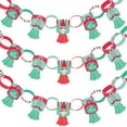 Big Dot of Happiness Elf Squad - 90 Chain Links and 30 Paper Tassels ...