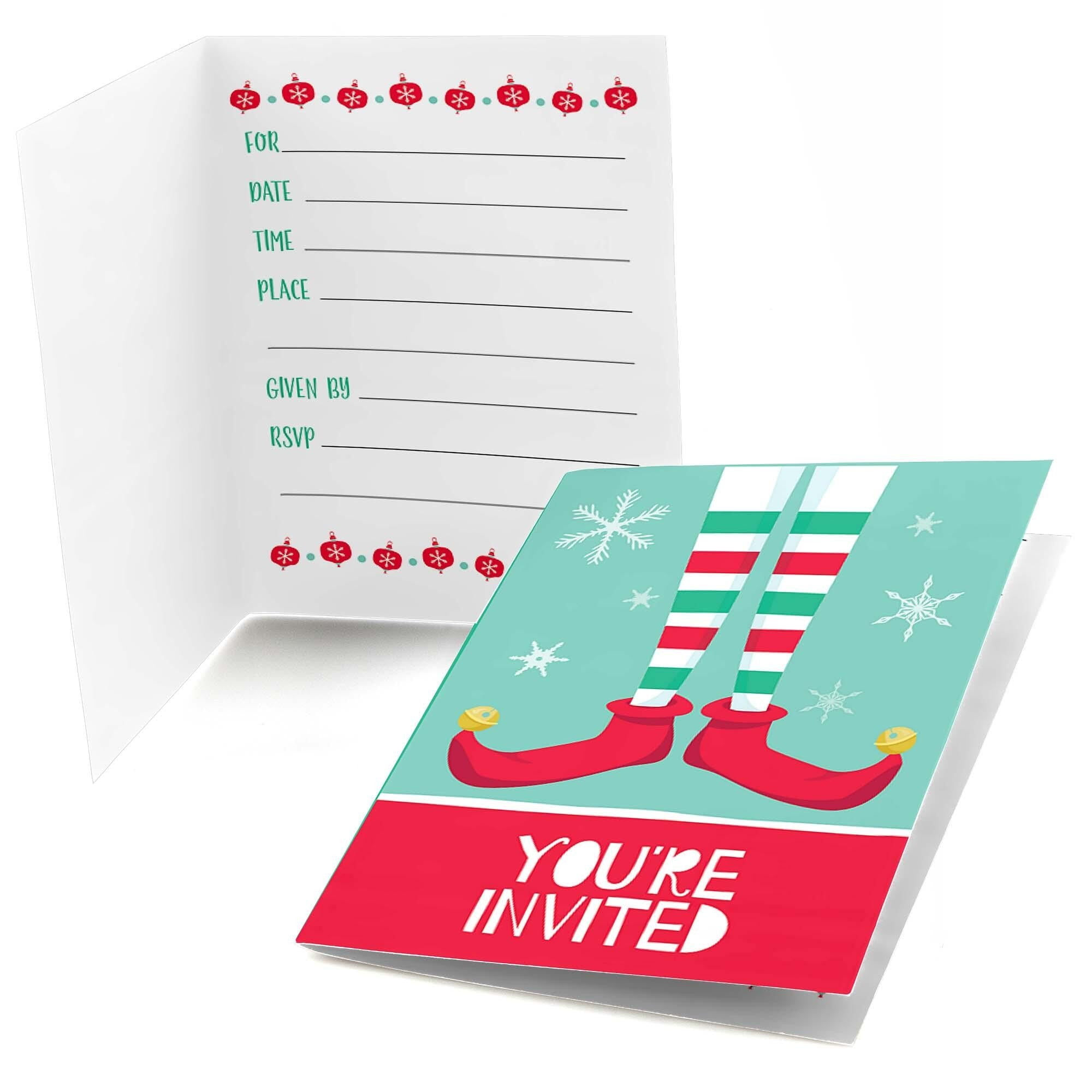 Big Dot of Happiness Elf Squad - Fill-in Kids Elf Christmas and ...