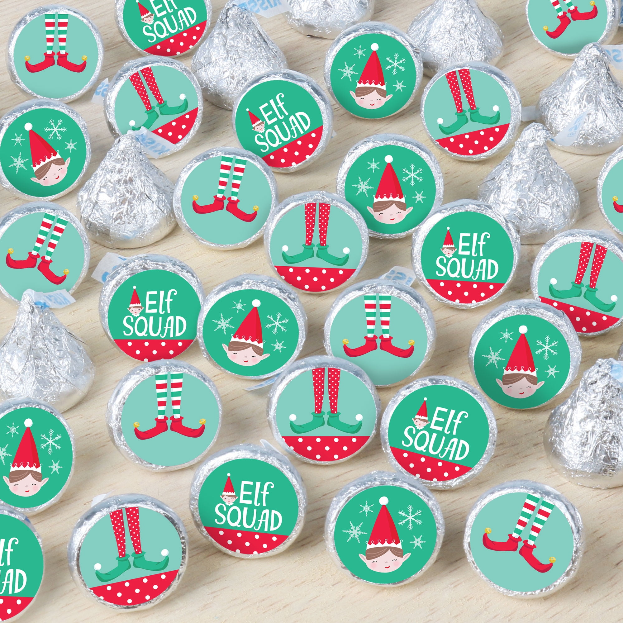 Big Dot of Happiness Elf Squad - Kids Elf Christmas and Birthday Party ...