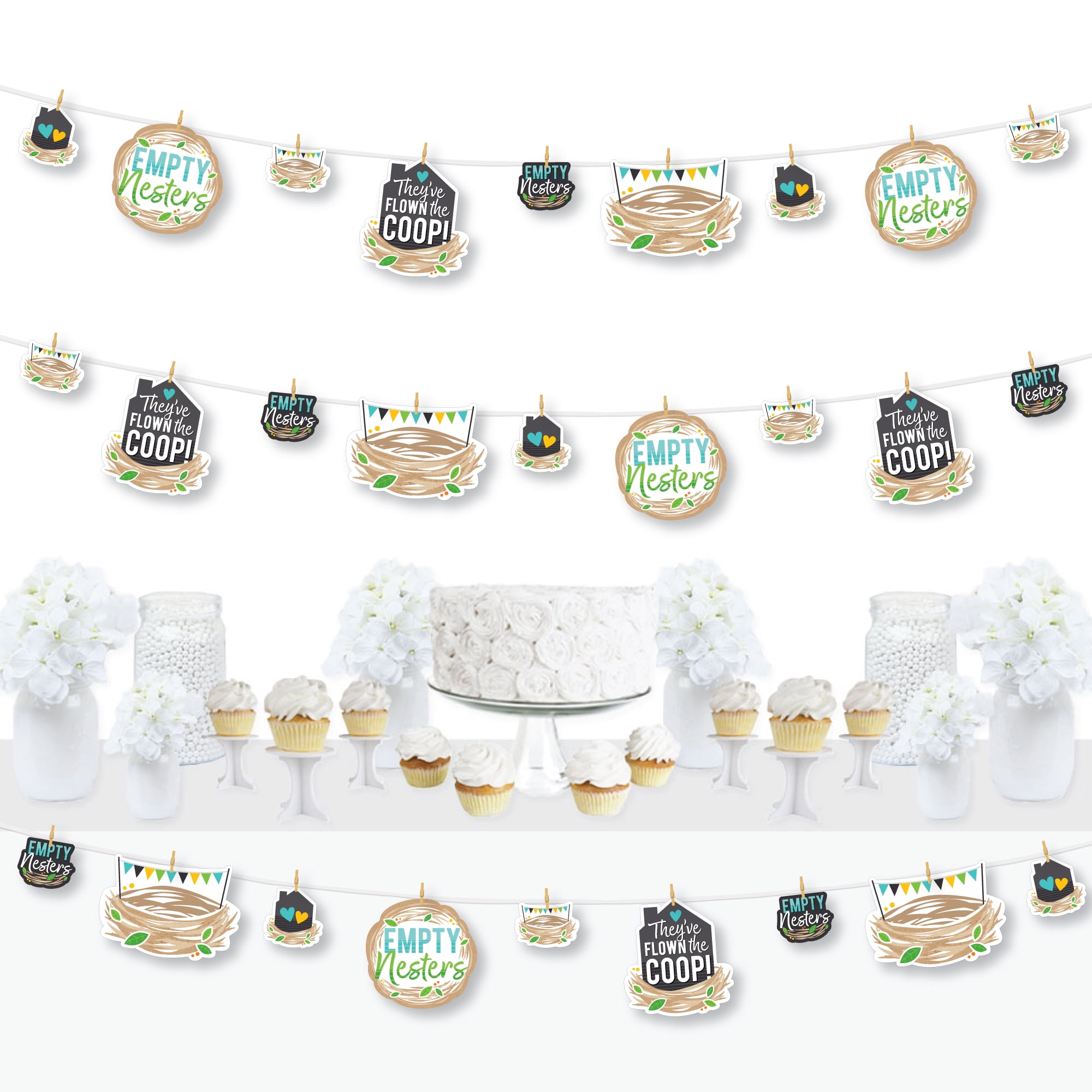 Big Dot of Happiness Empty Nesters - Empty Nest Party DIY Decorations ...