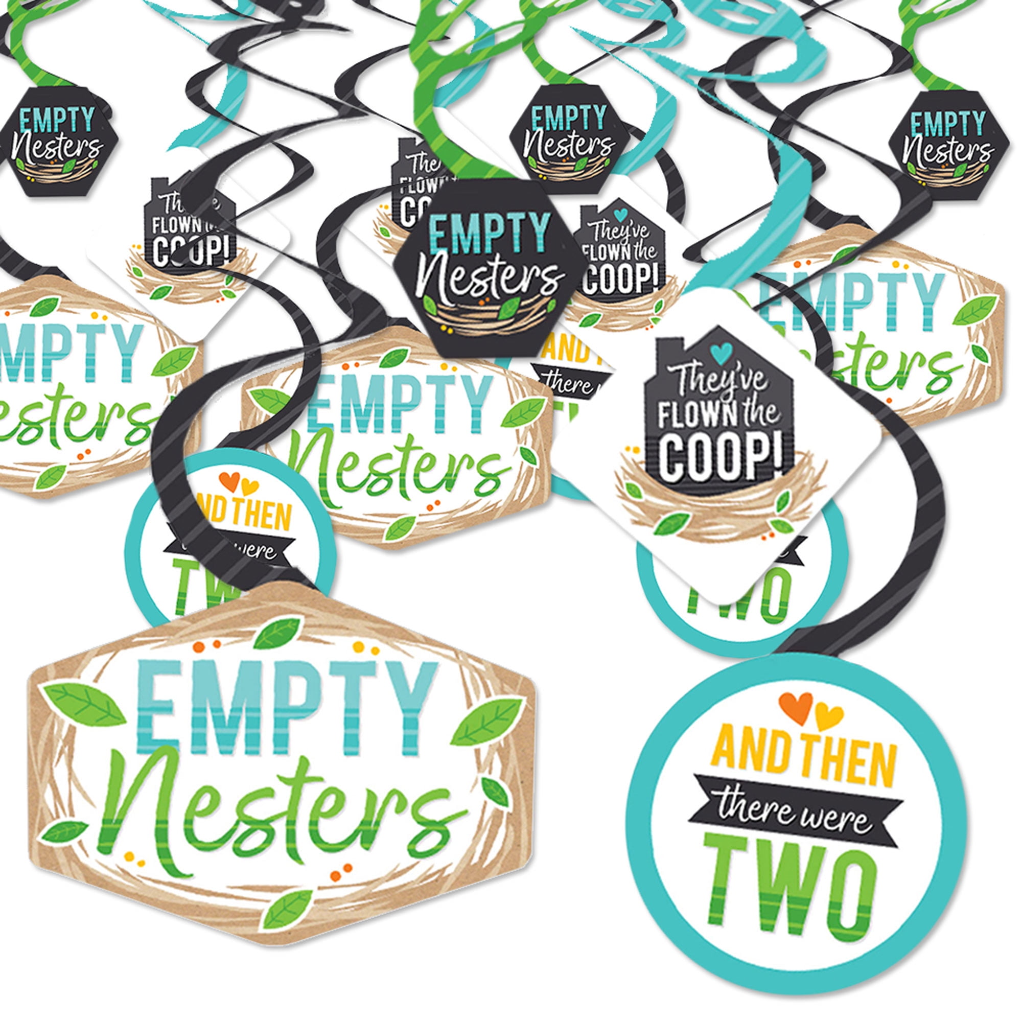 Big Dot of Happiness Empty Nesters - Empty Nest Party Hanging Decor ...