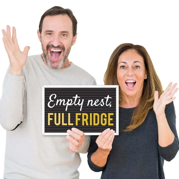 Big Dot of Happiness Empty Nesters - Photo Prop Signs - Empty Nest ...