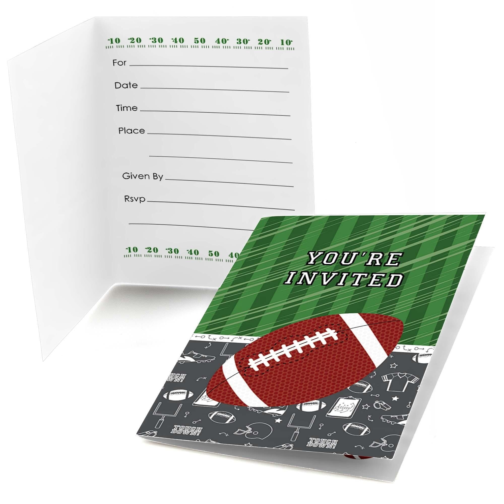 Big Dot of Happiness End Zone - Football Baby Shower or Birthday ...