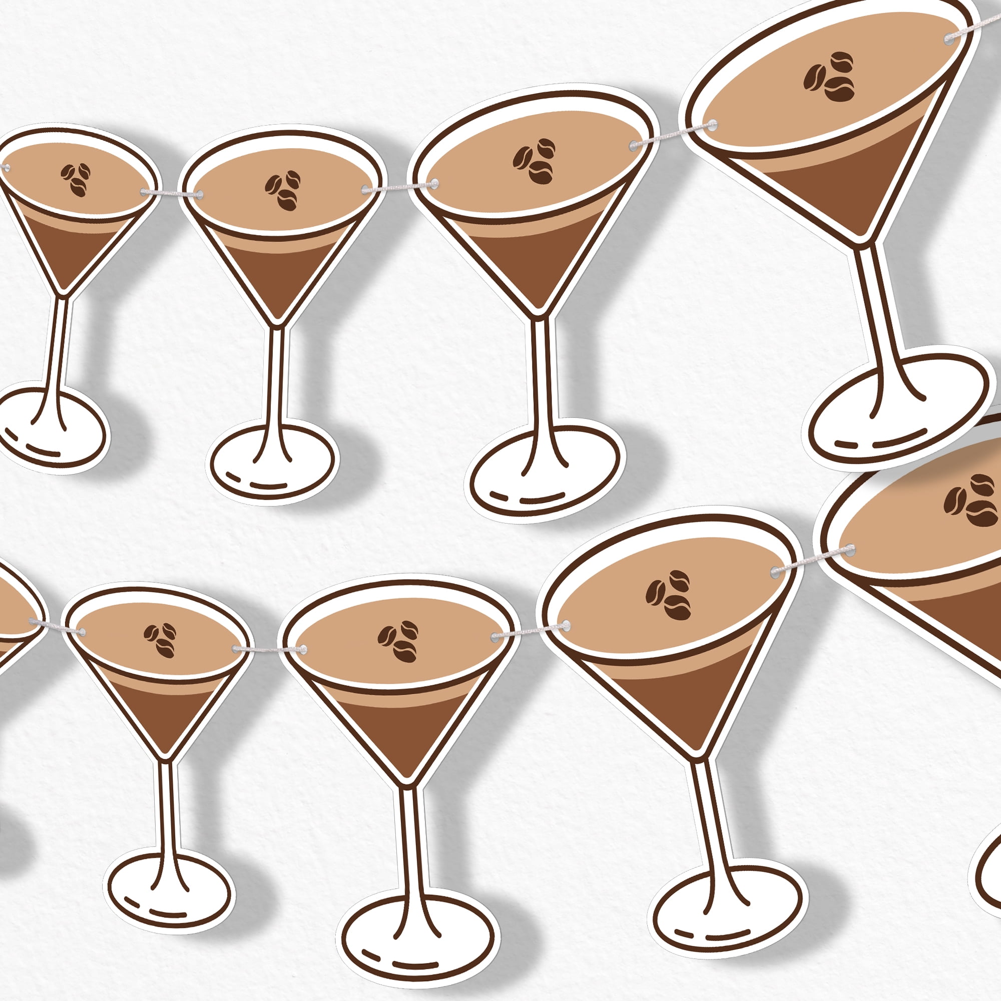 Big Dot of Happiness Espresso Martini Garland Banner, A Tini Bit Older ...