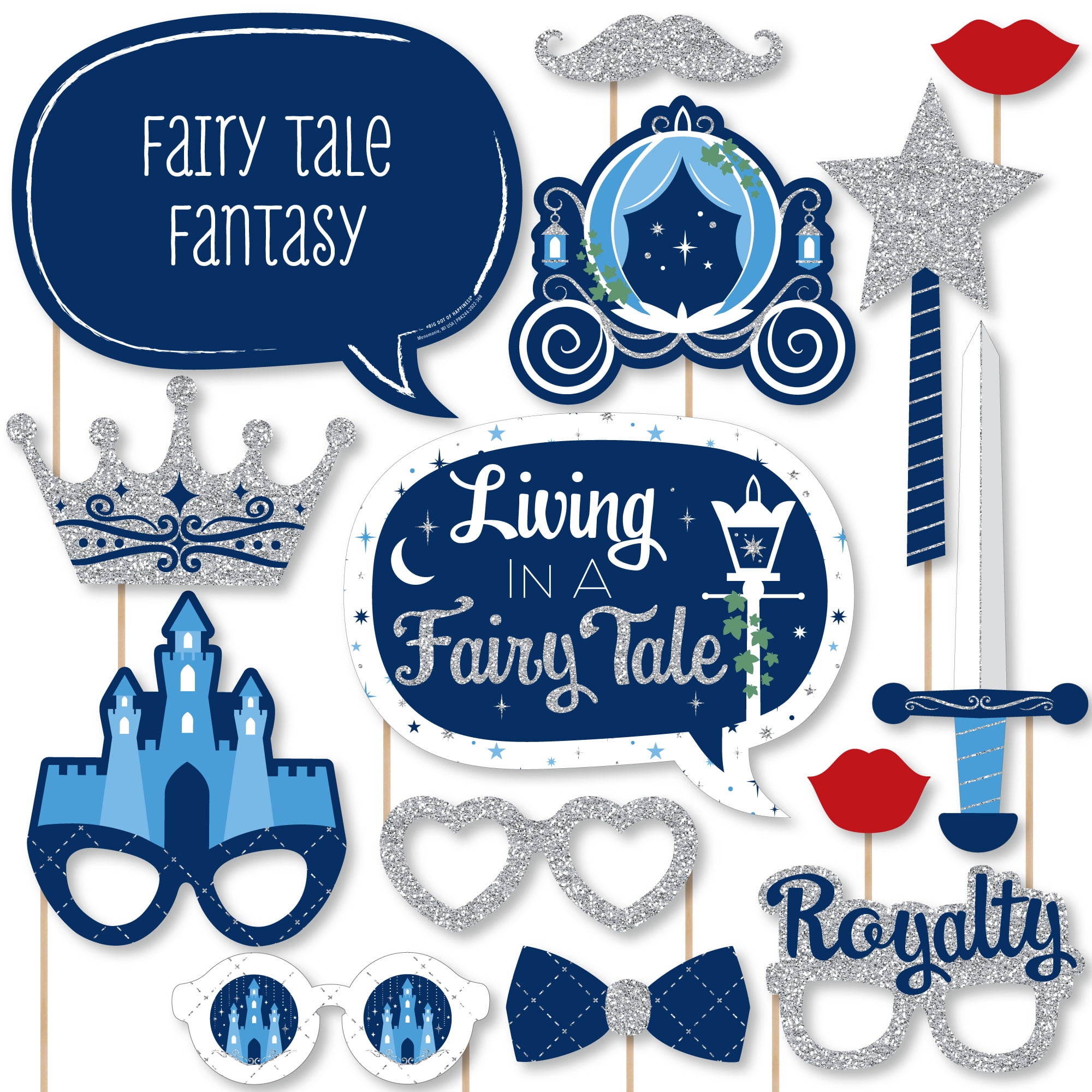Big Dot of Happiness Fairy Tale Fantasy - Royal Prince and Princess ...