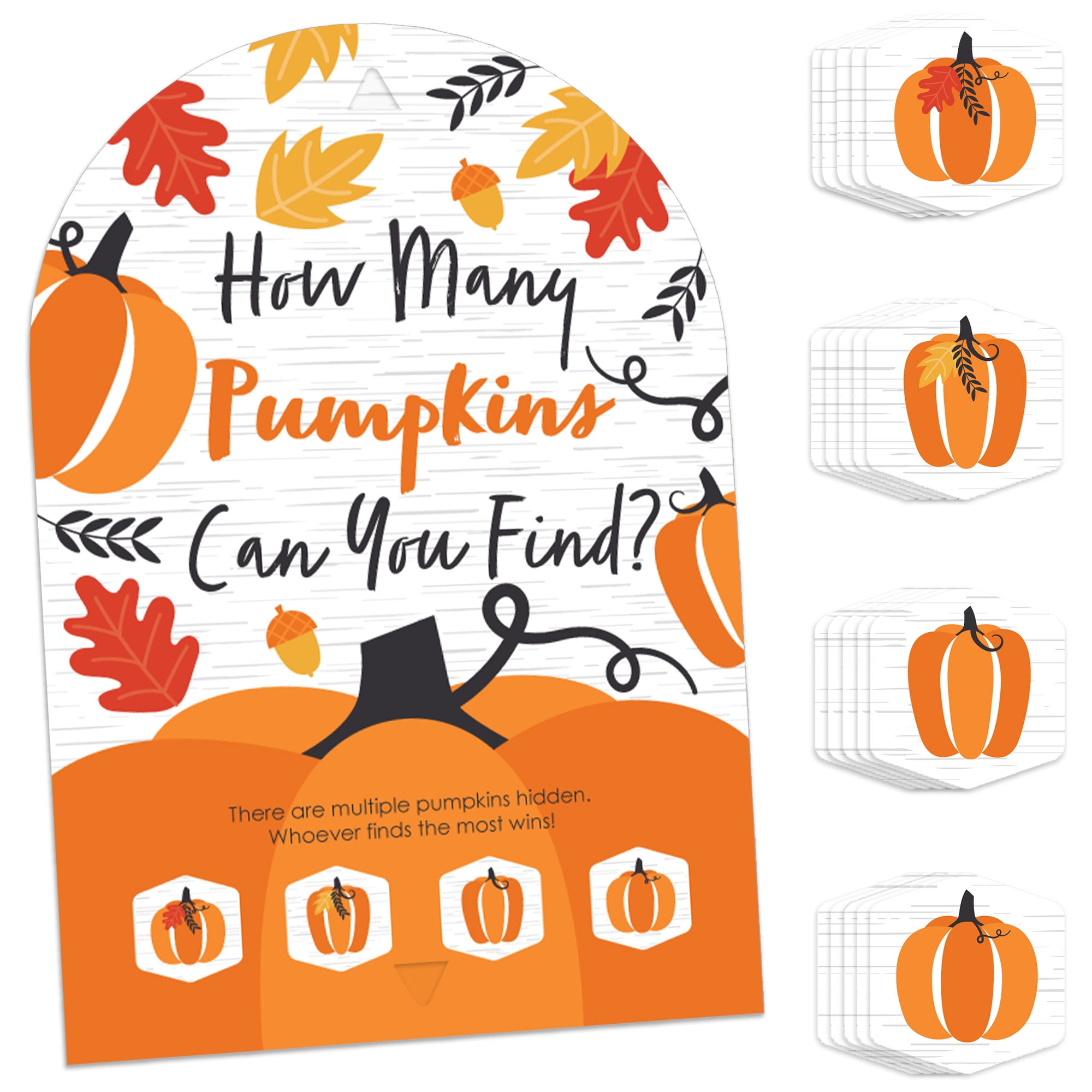 Big Dot of Happiness Fall Pumpkin - Halloween or Thanksgiving Party ...