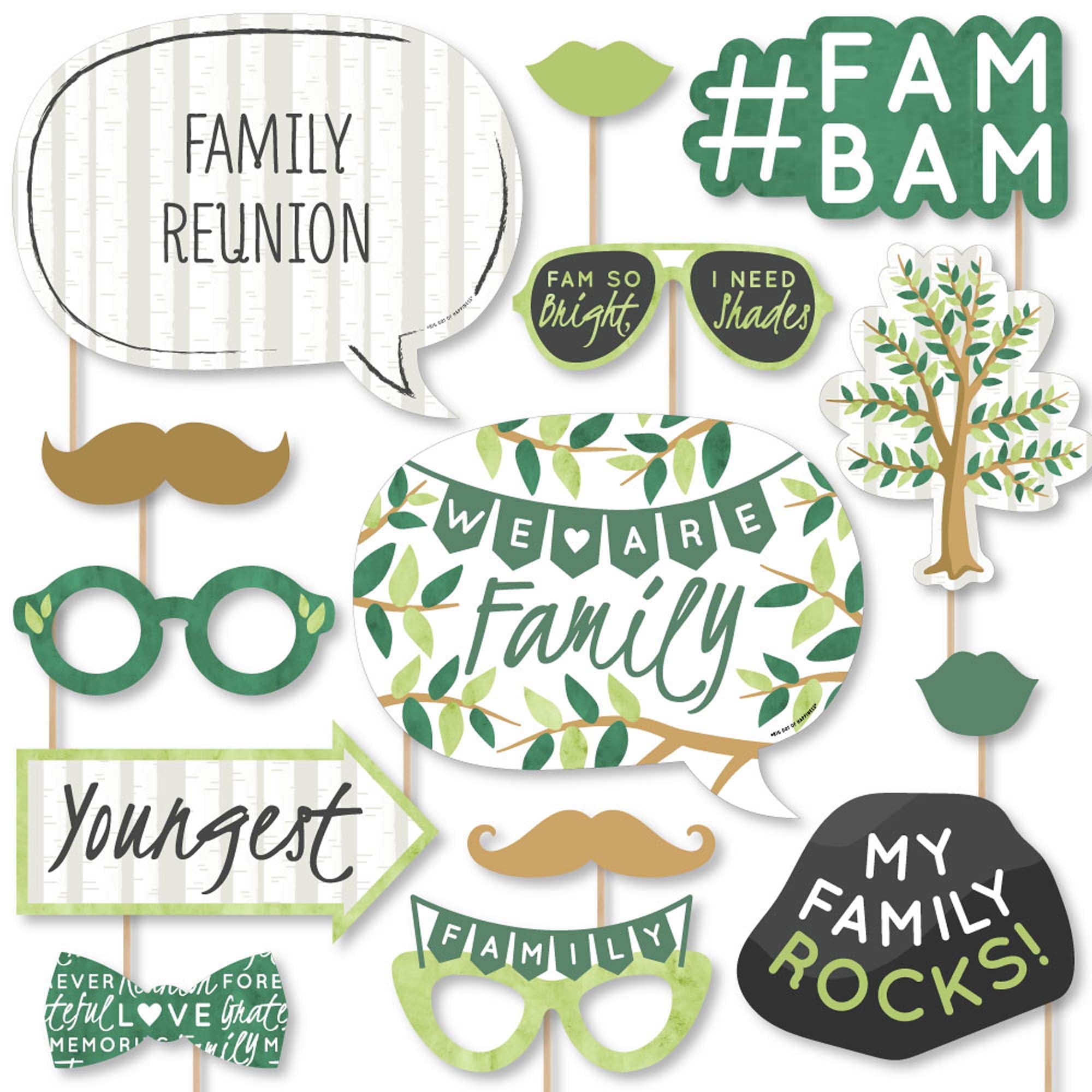 Big Dot of Happiness Family Tree Reunion - Family Gathering Party Photo ...