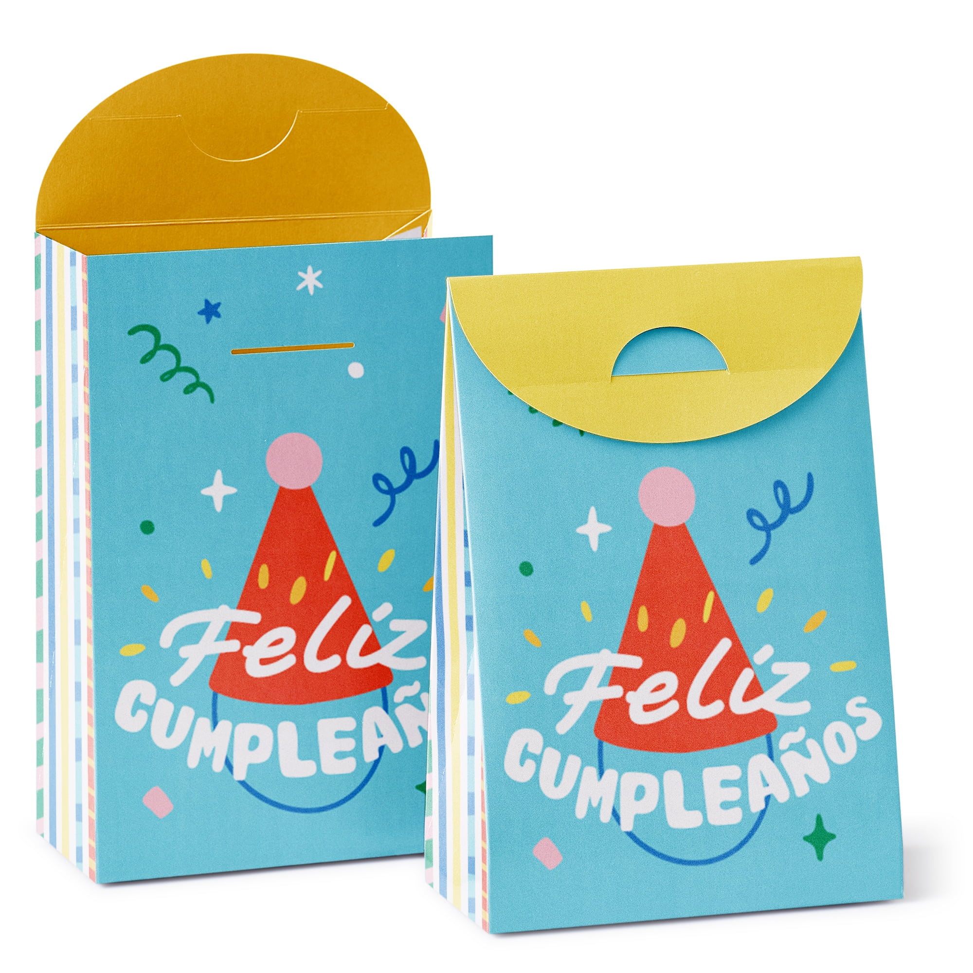 Big Dot of Happiness Feliz Cumpleanos - Happy Birthday Gift Favor Bags ...