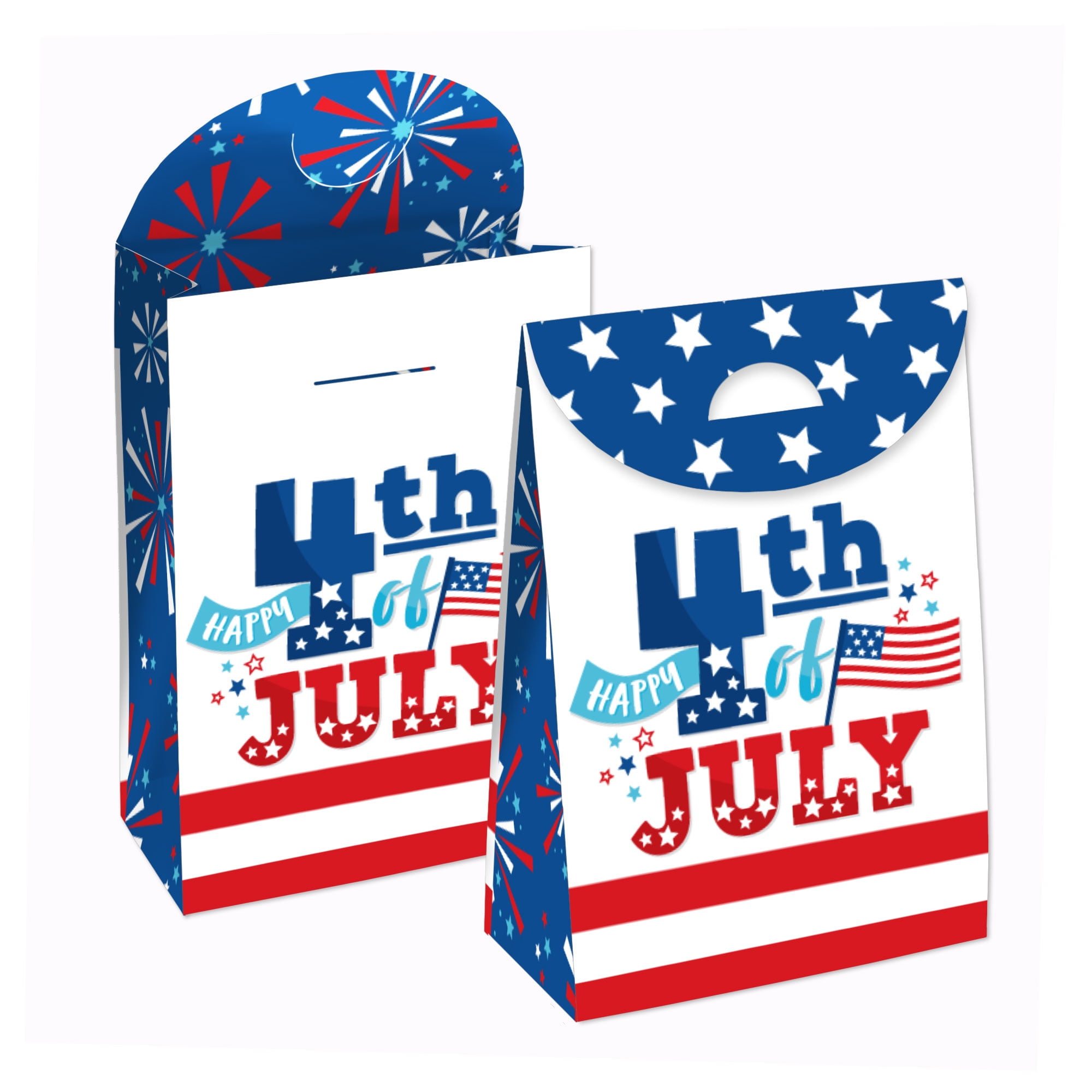 Big Dot of Happiness Firecracker 4th of July - Red, White and Royal ...