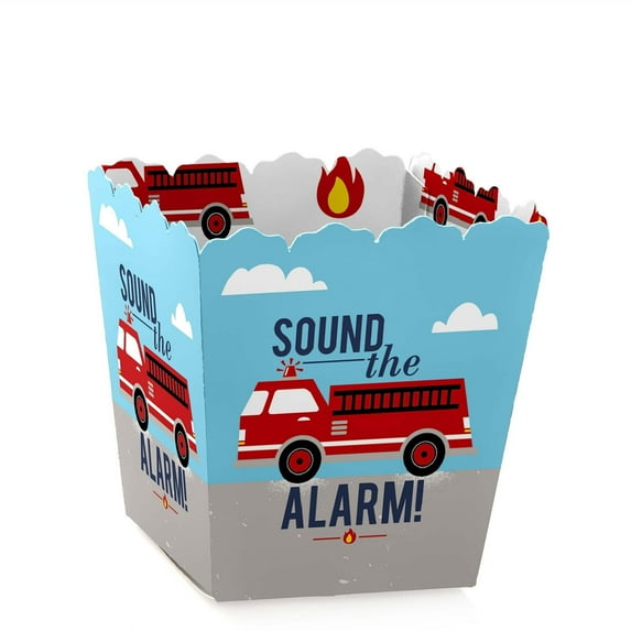 Big Dot of Happiness Fired Up Fire Truck - Party Mini Favor Boxes ...