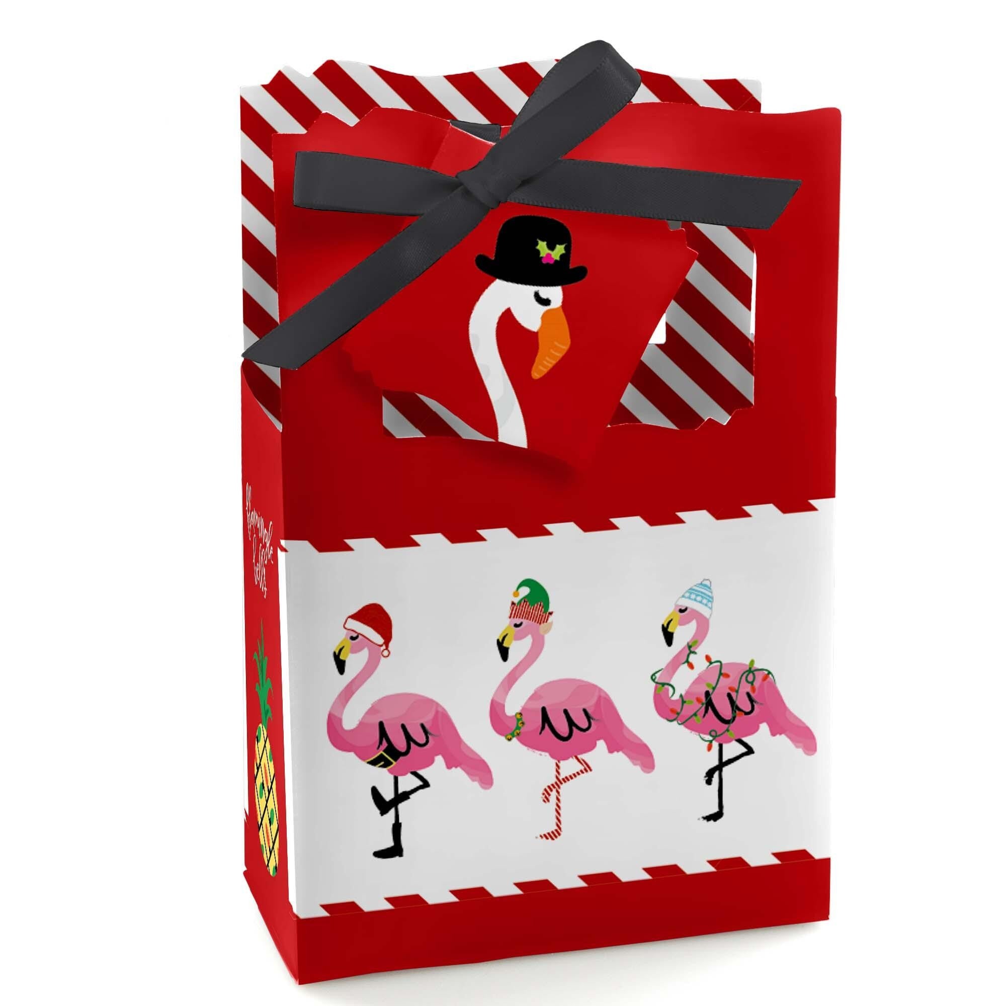 Big Dot of Happiness Flamingle Bells - Tropical Flamingo Christmas ...