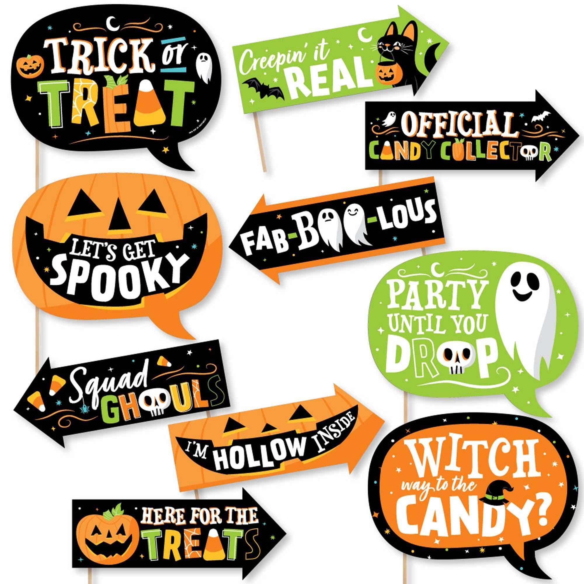 Big Dot of Happiness Funny Jack-O'-Lantern Halloween - Kids Halloween ...