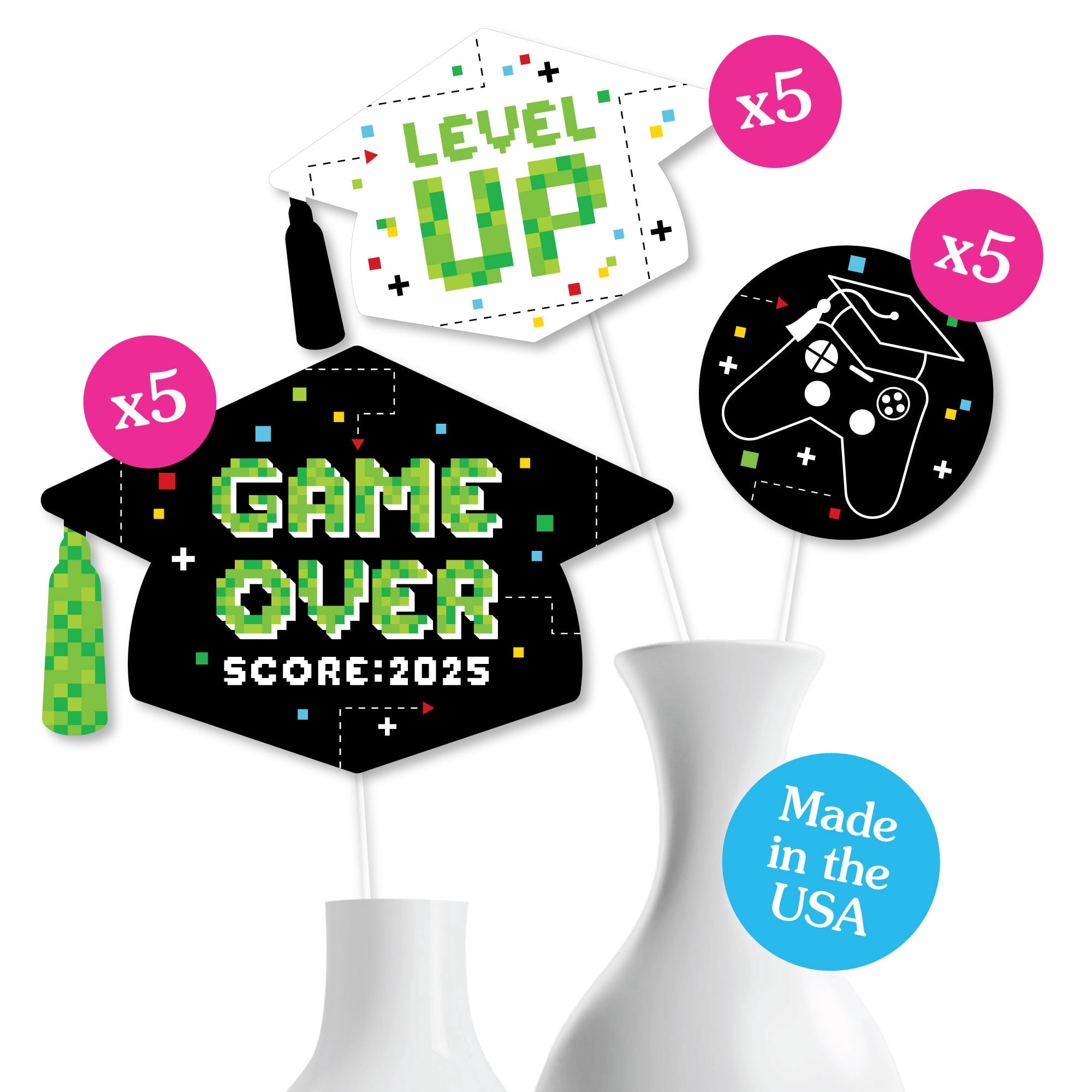 Big Dot of Happiness Game Over - Video Game Graduation Party ...