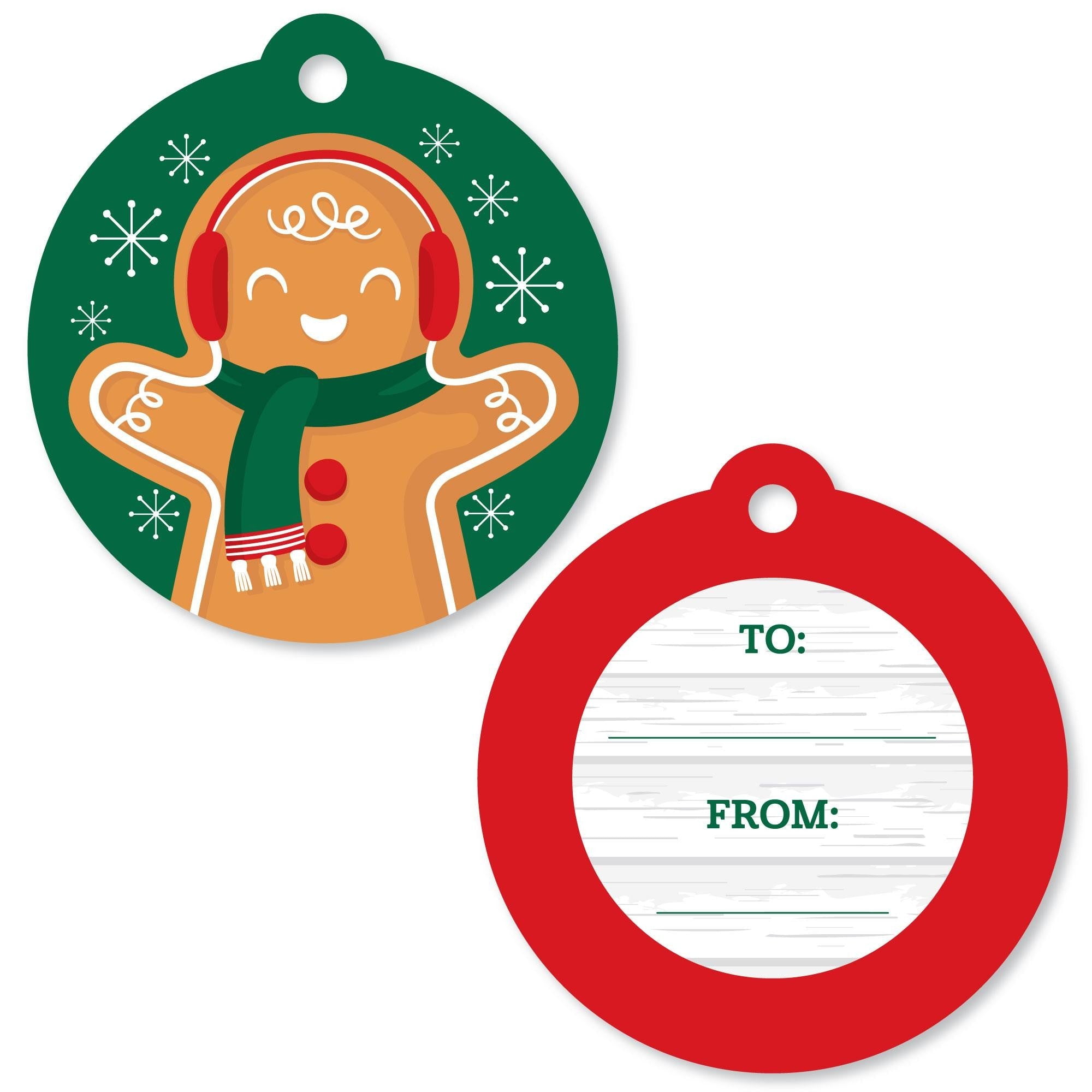 Big Dot of Happiness Gingerbread Christmas - Gingerbread Man Holiday ...