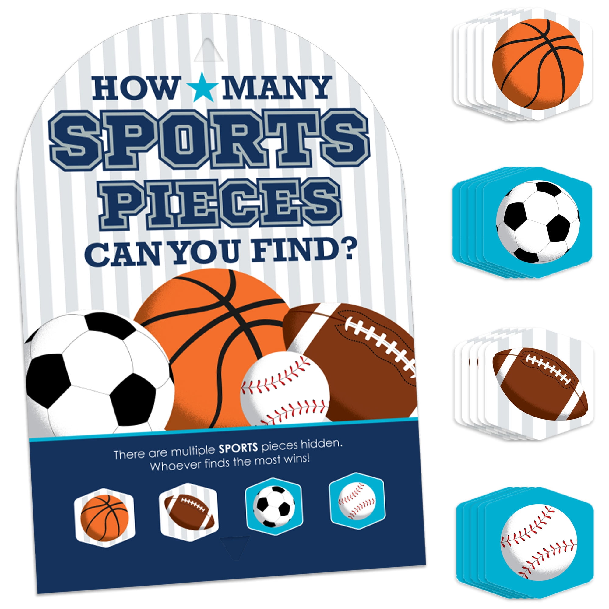 Big Dot of Happiness Go, Fight, Win - Sports - Baby Shower or Birthday ...