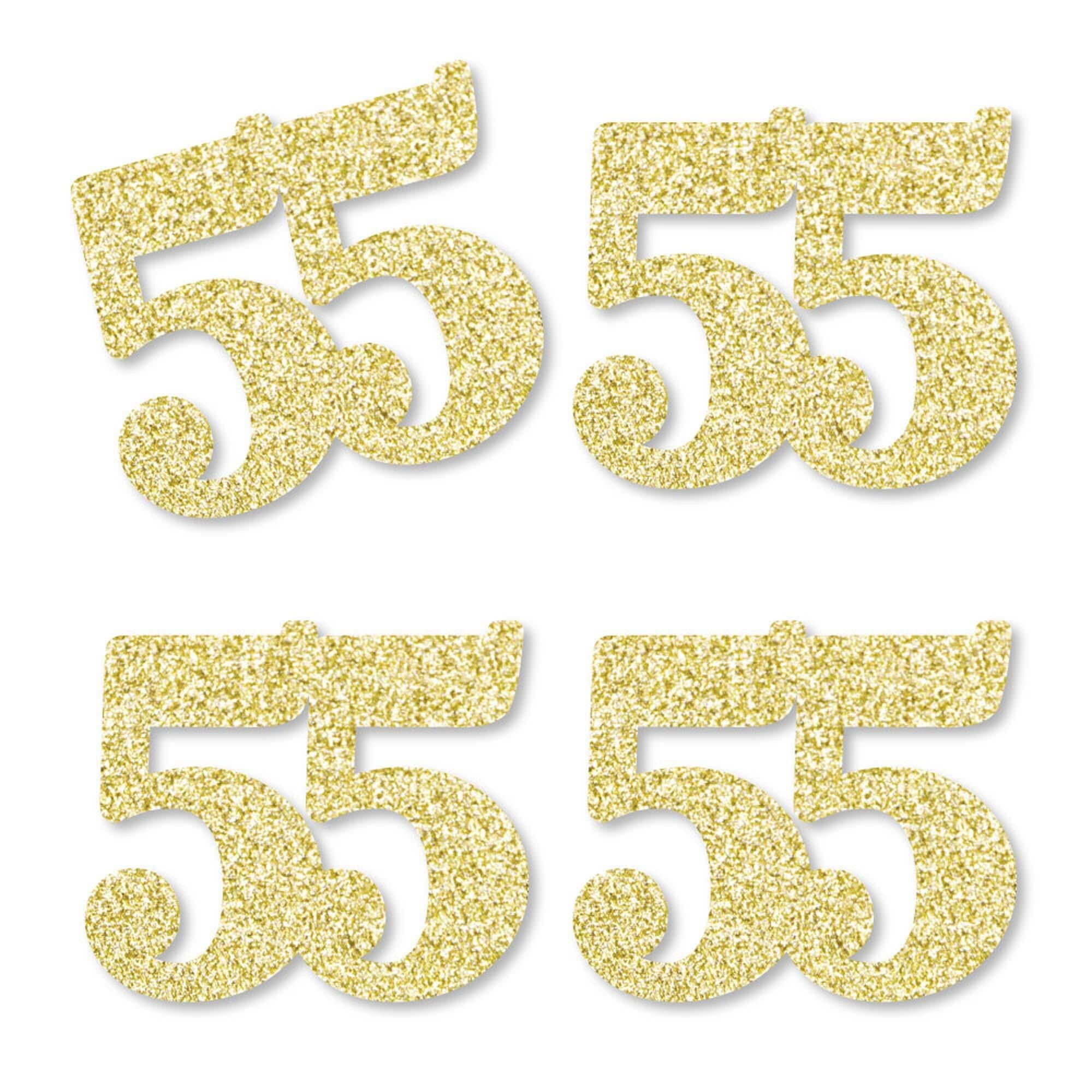Big Dot of Happiness Gold Glitter 55 - No-Mess Real Gold Glitter Cut ...