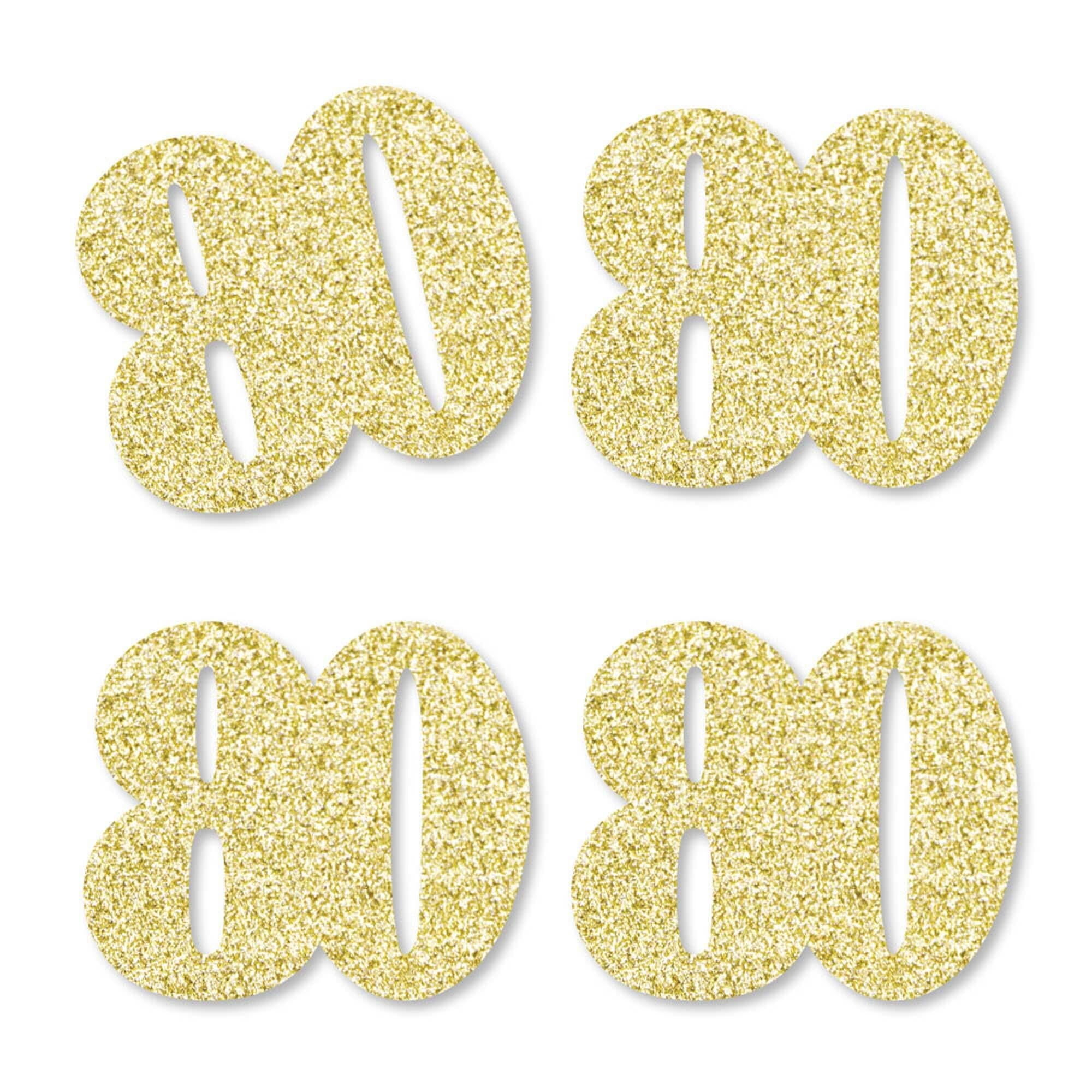 Big Dot of Happiness Gold Glitter 80 - No-Mess Real Gold Glitter Cut ...