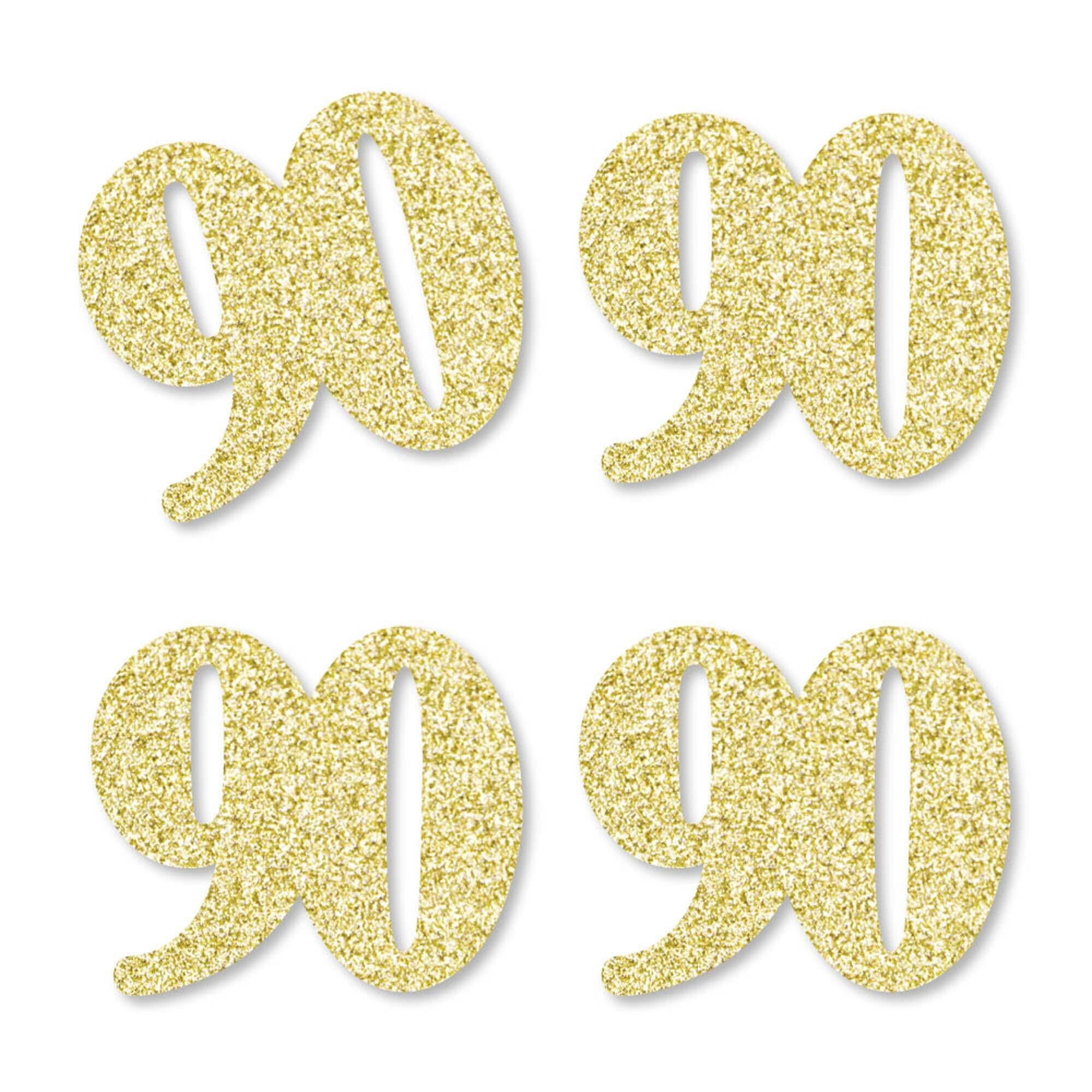 Big Dot of Happiness Gold Glitter 90 - No-Mess Real Gold Glitter Cut ...