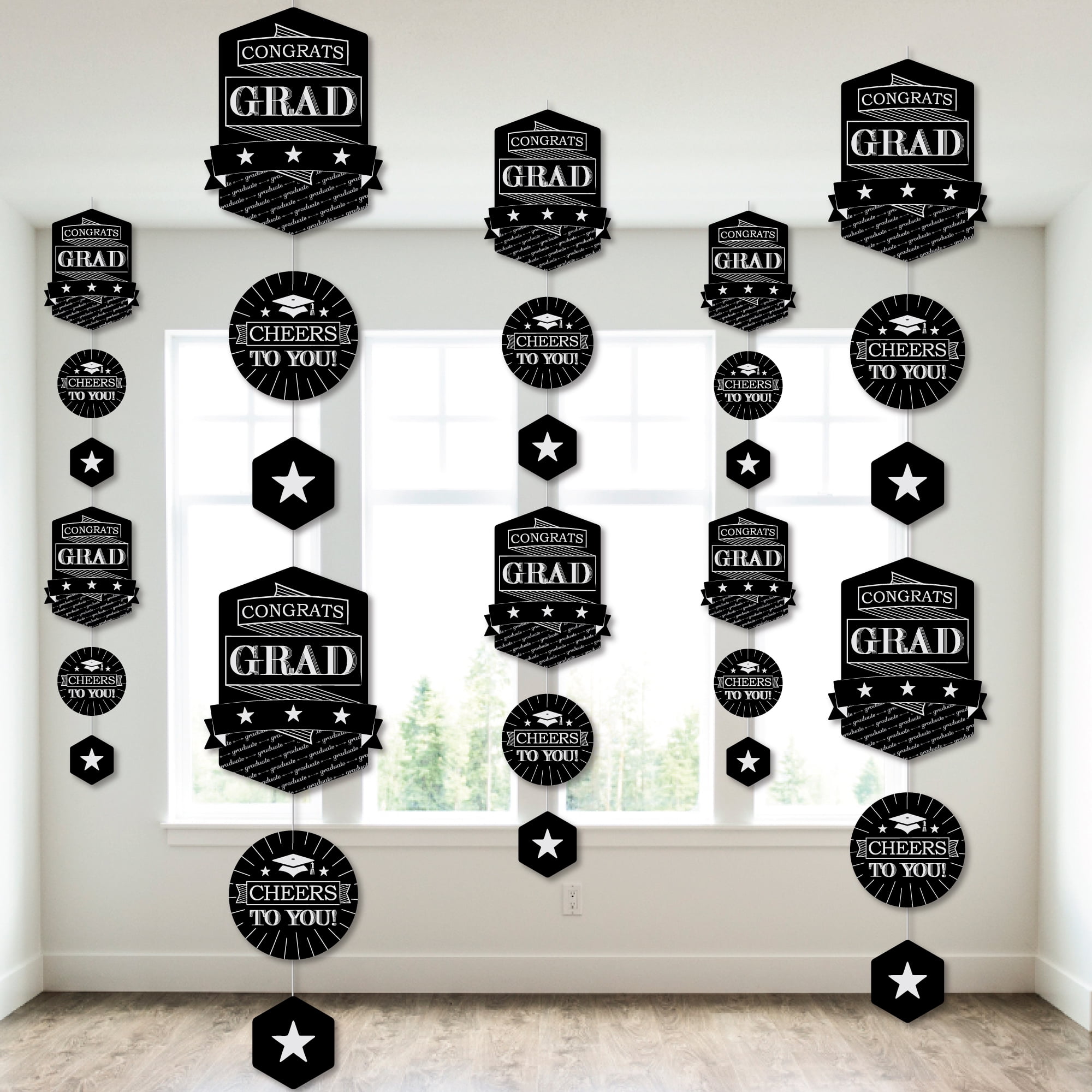 Big Dot of Happiness Graduation Cheers - Graduation Party DIY Dangler ...