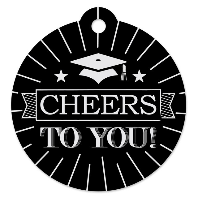 Big Dot of Happiness Graduation Cheers - Graduation Party Favor Gift ...