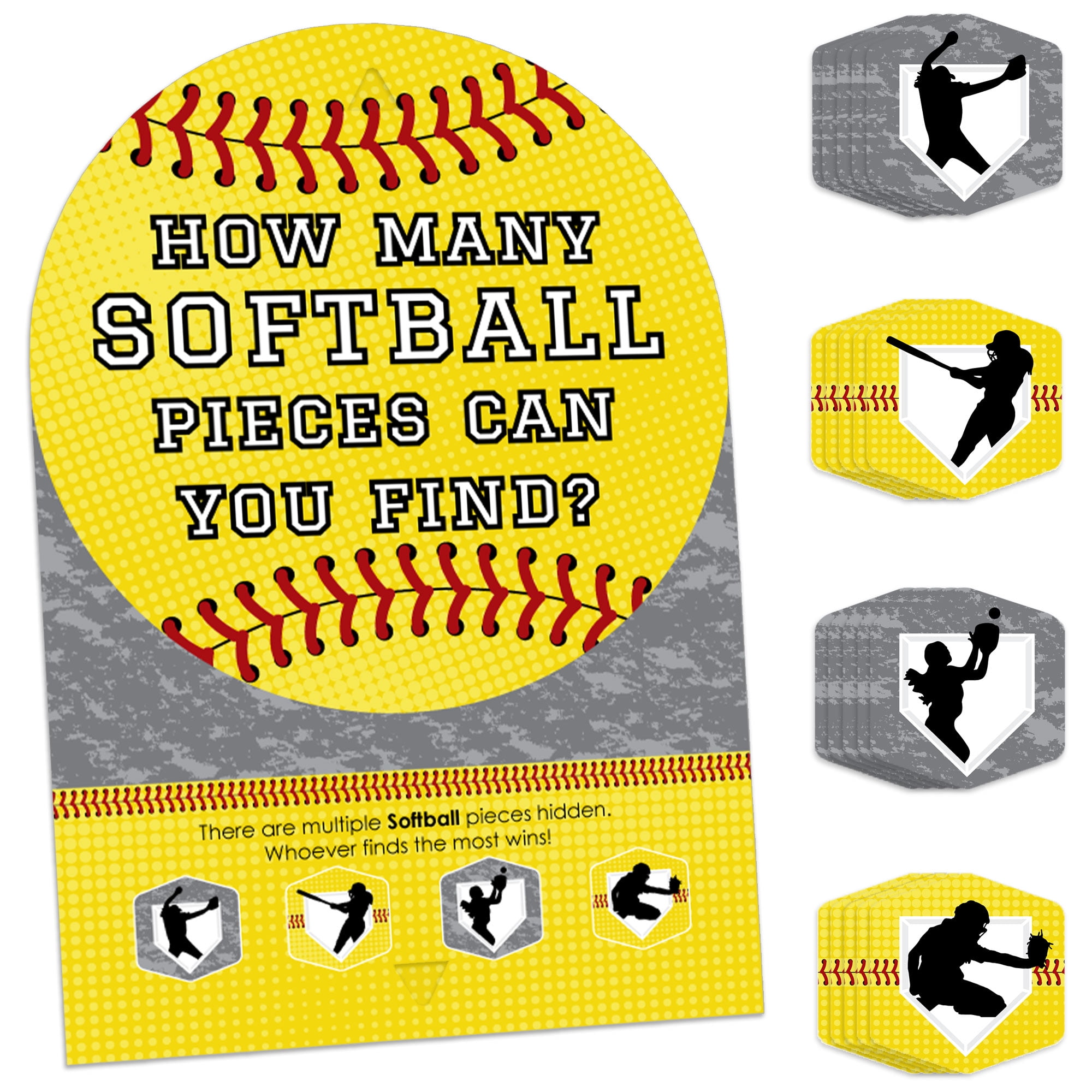 Big Dot of Happiness Grand Slam - Fastpitch Softball - Birthday Party ...