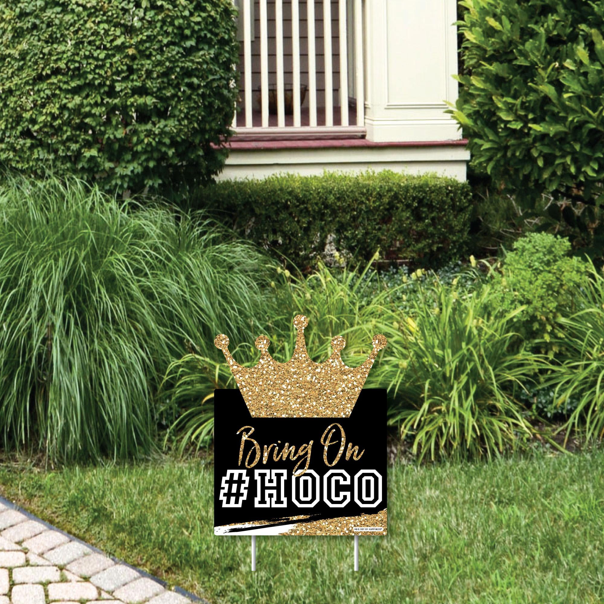 Big Dot of Happiness HOCO Dance - Outdoor Lawn Sign - Homecoming Yard ...