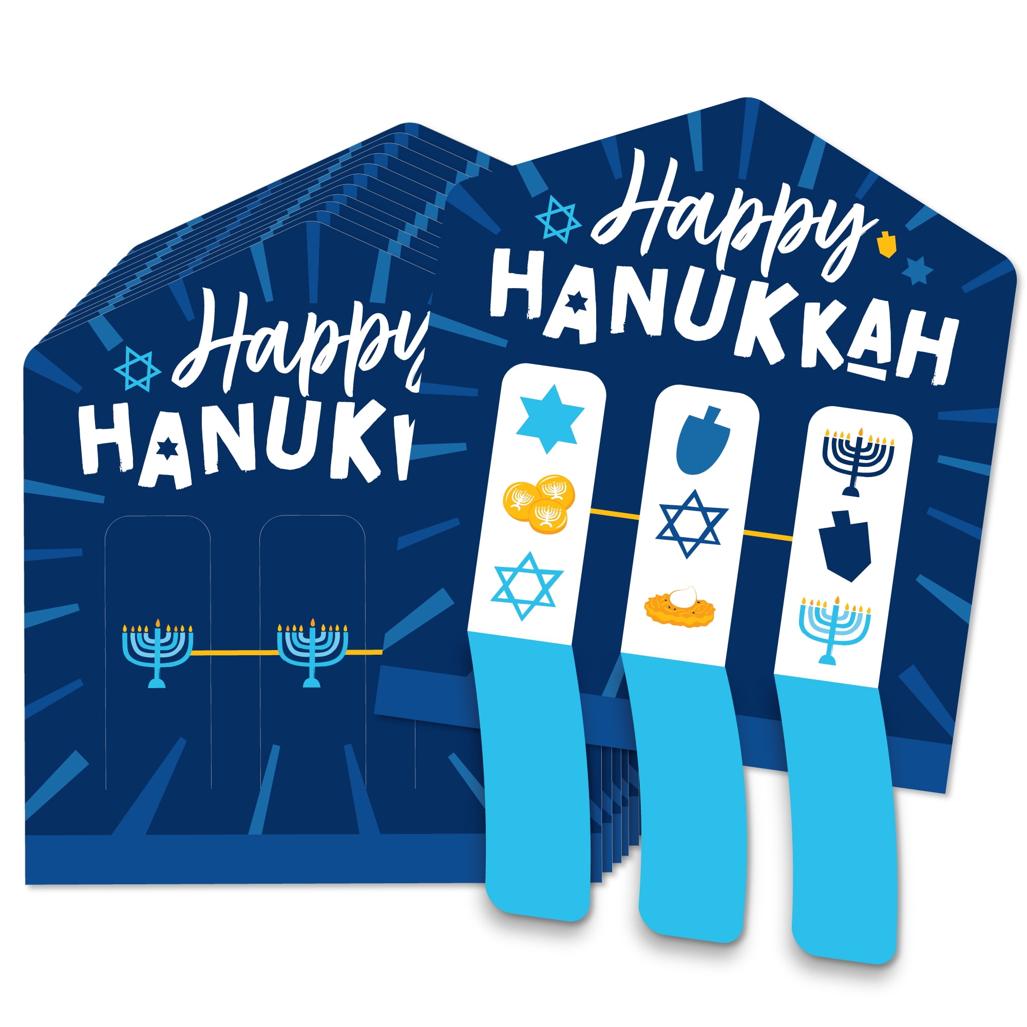 Big Dot of Happiness Hanukkah Menorah - Chanukah Holiday Party Game ...
