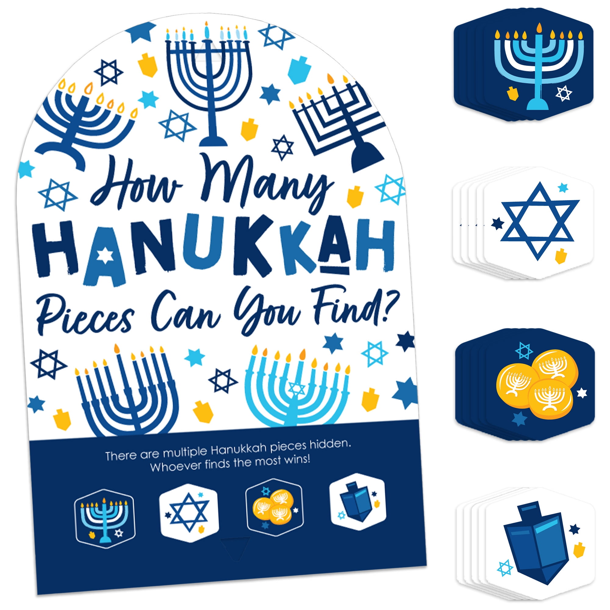 Big Dot of Happiness Hanukkah Menorah - Chanukah Holiday Party ...