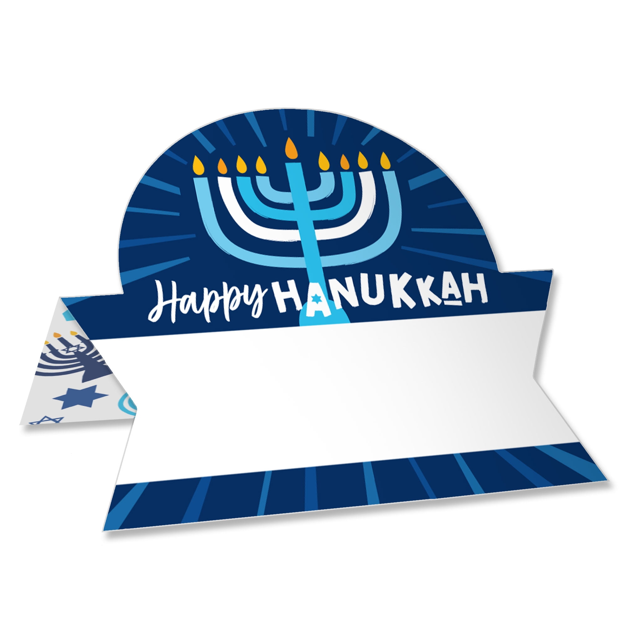 Big Dot of Happiness Hanukkah Menorah - Chanukah Holiday Party Tent ...