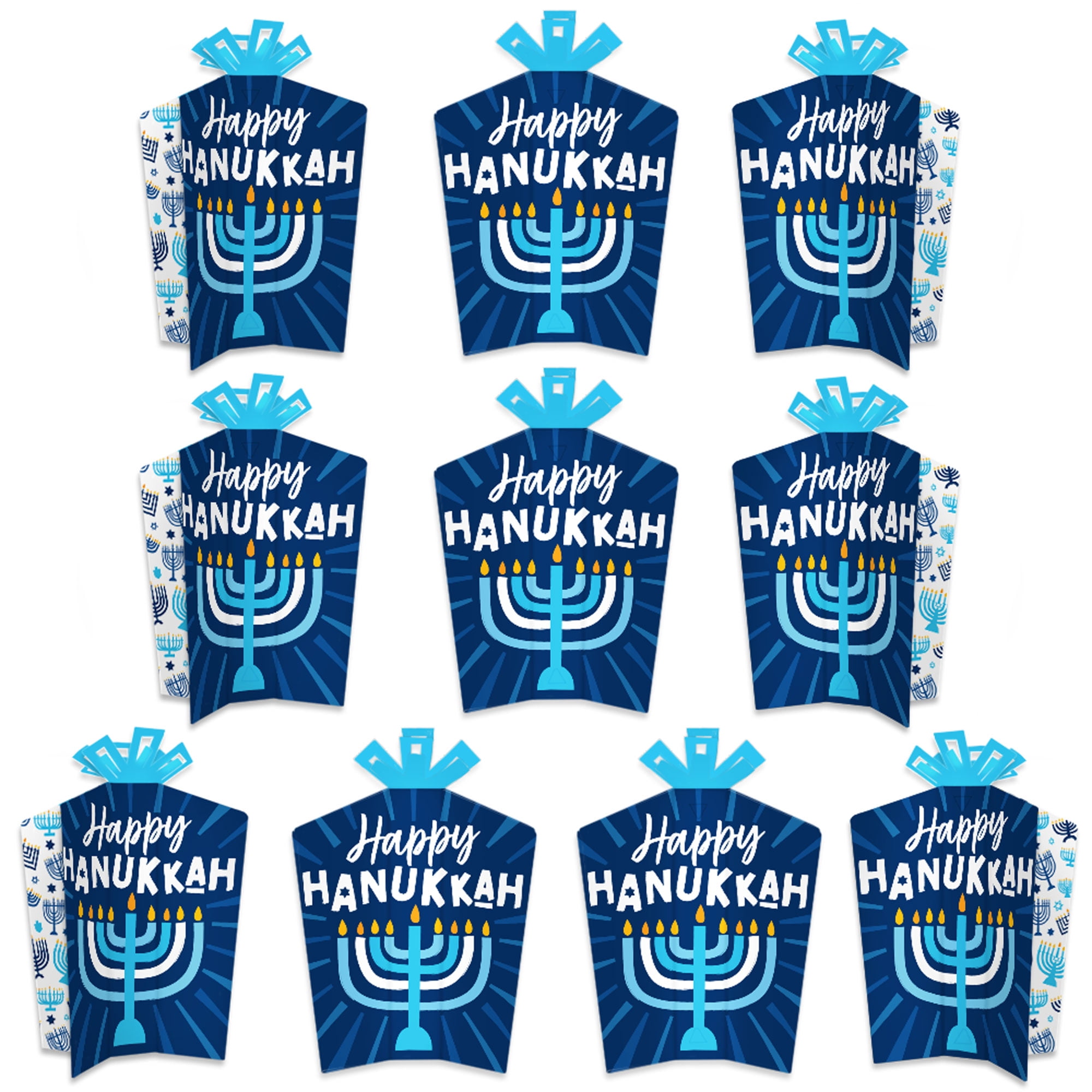 Big Dot of Happiness Hanukkah Menorah - Table Decorations - Chanukah ...