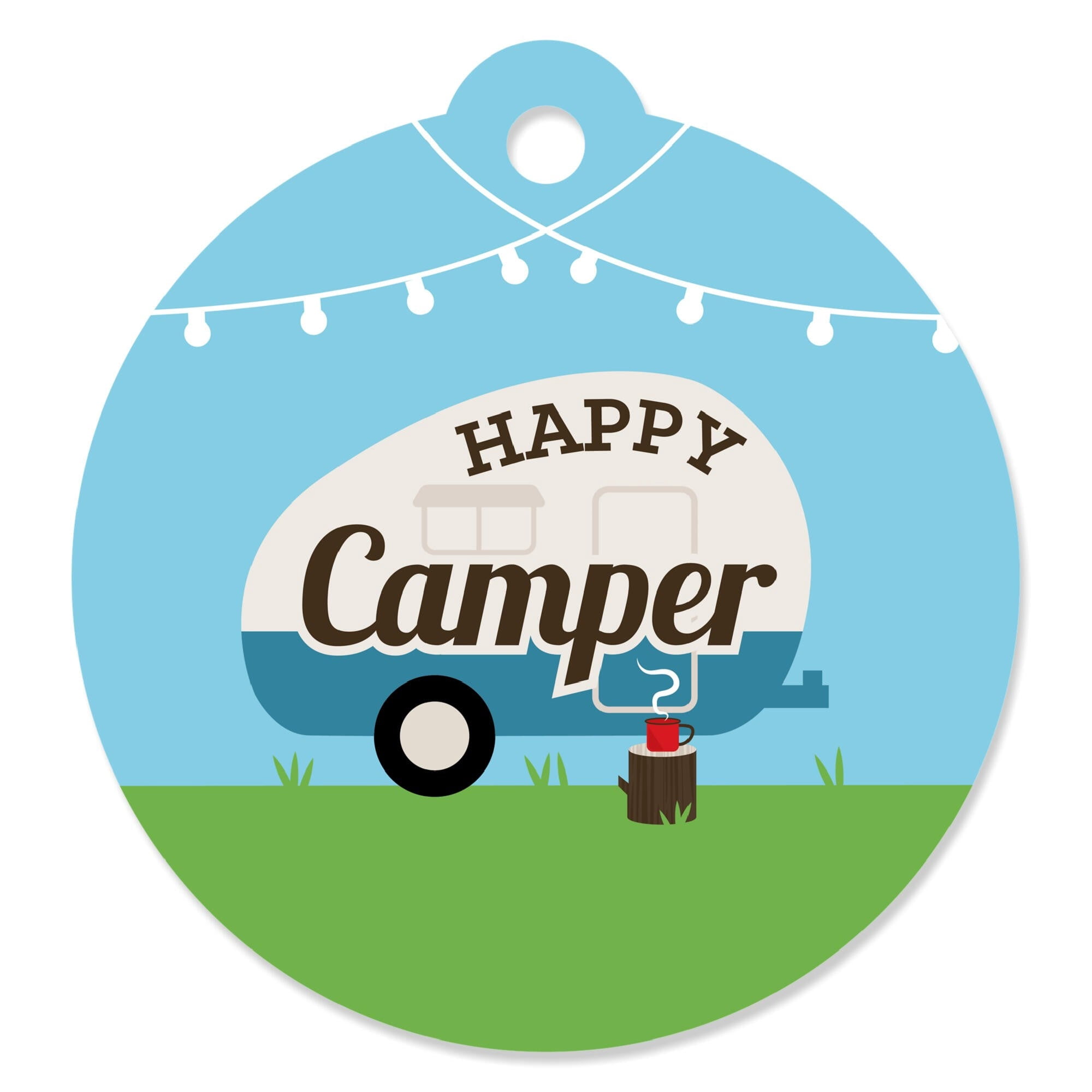 Big Dot of Happiness Happy Camper - Camping Baby Shower or Birthday ...
