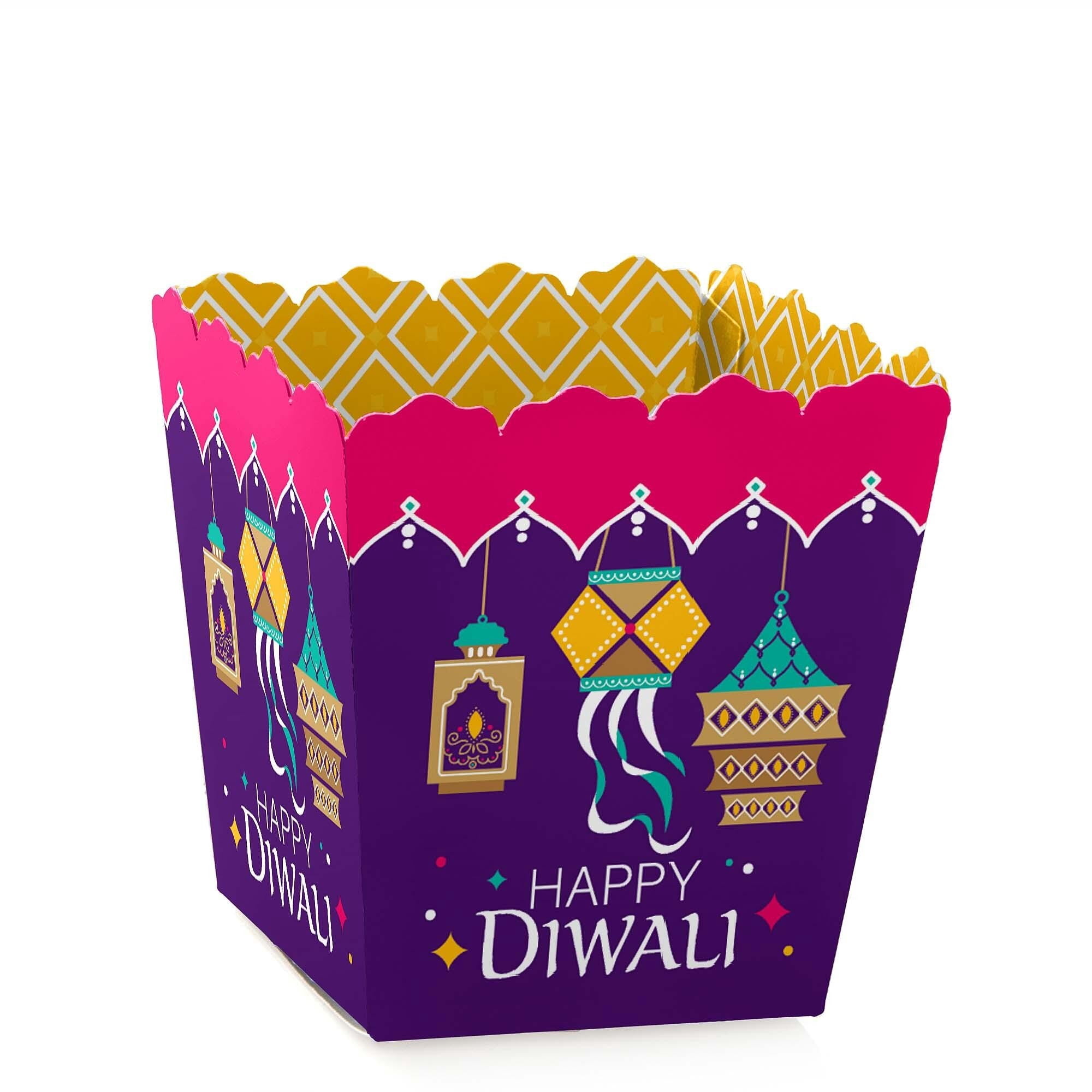 Big Dot of Happiness Happy Diwali - Party Mini Favor Boxes - Festival ...